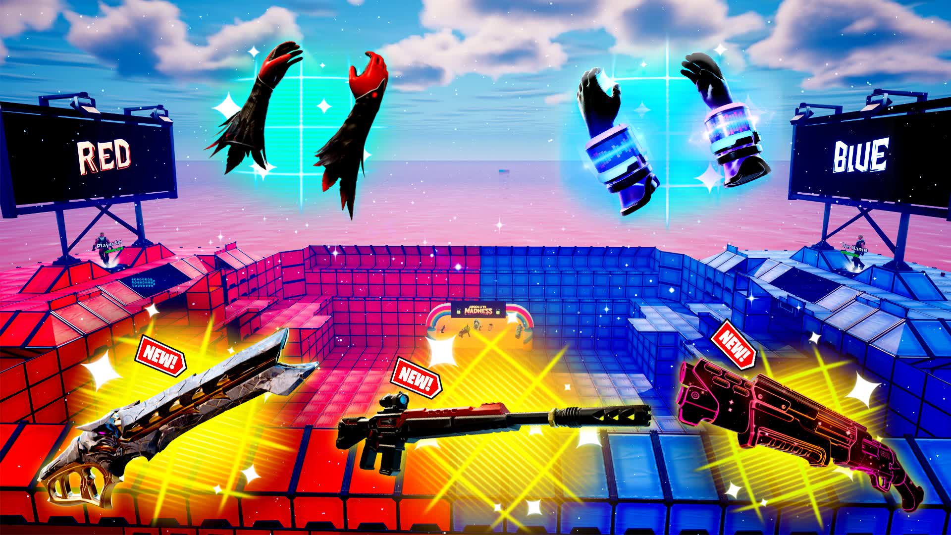 TURBO RED VS BLUE 🔴🔵 0146-4386-5028 by habibi007 - Fortnite Creative ...