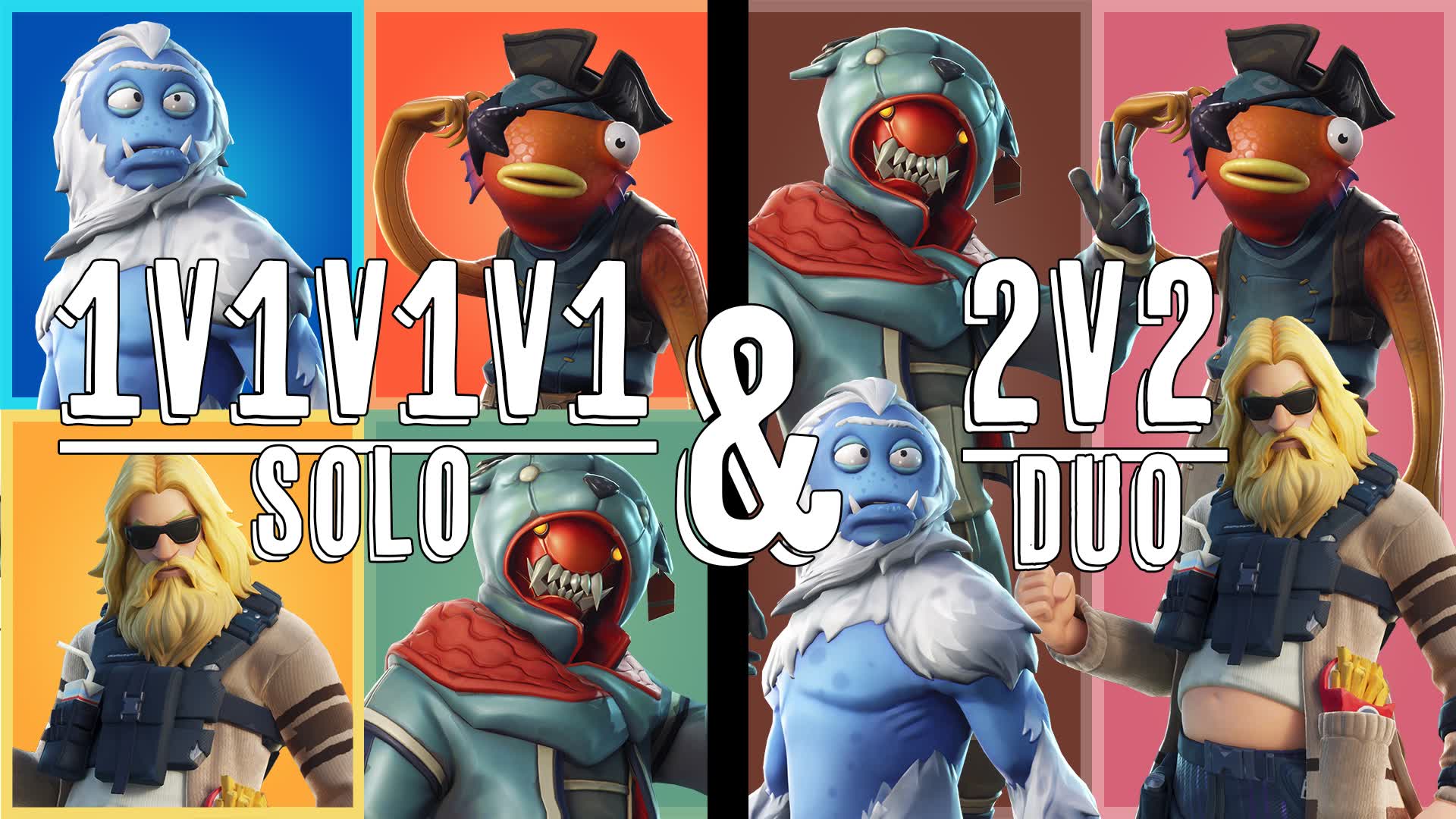 1v1v1v1 & 2v2 ( SOLO & DUO ) 7880-1086-1506 by 24kawa - Fortnite Creative Map Code - Fortnite.GG