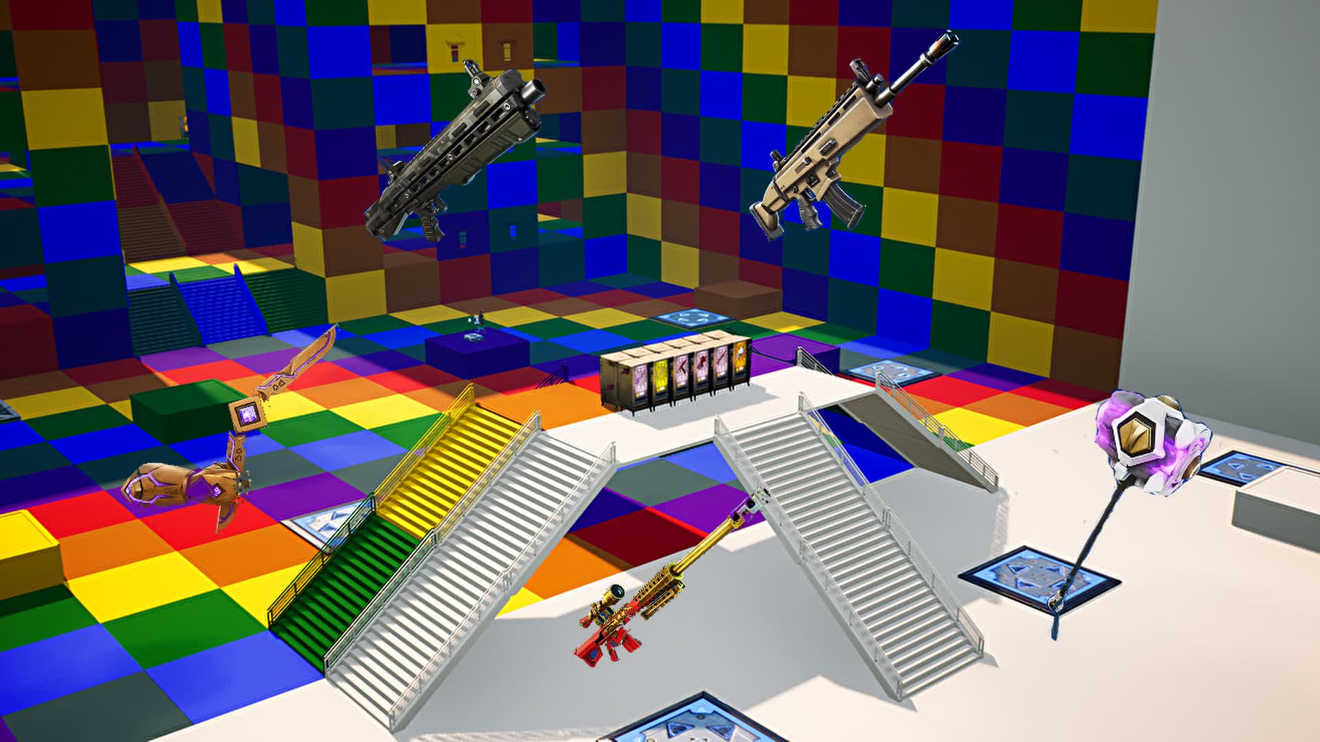 Colorful vs White 5186-6533-6259 by tamagotyan - Fortnite Creative Map ...