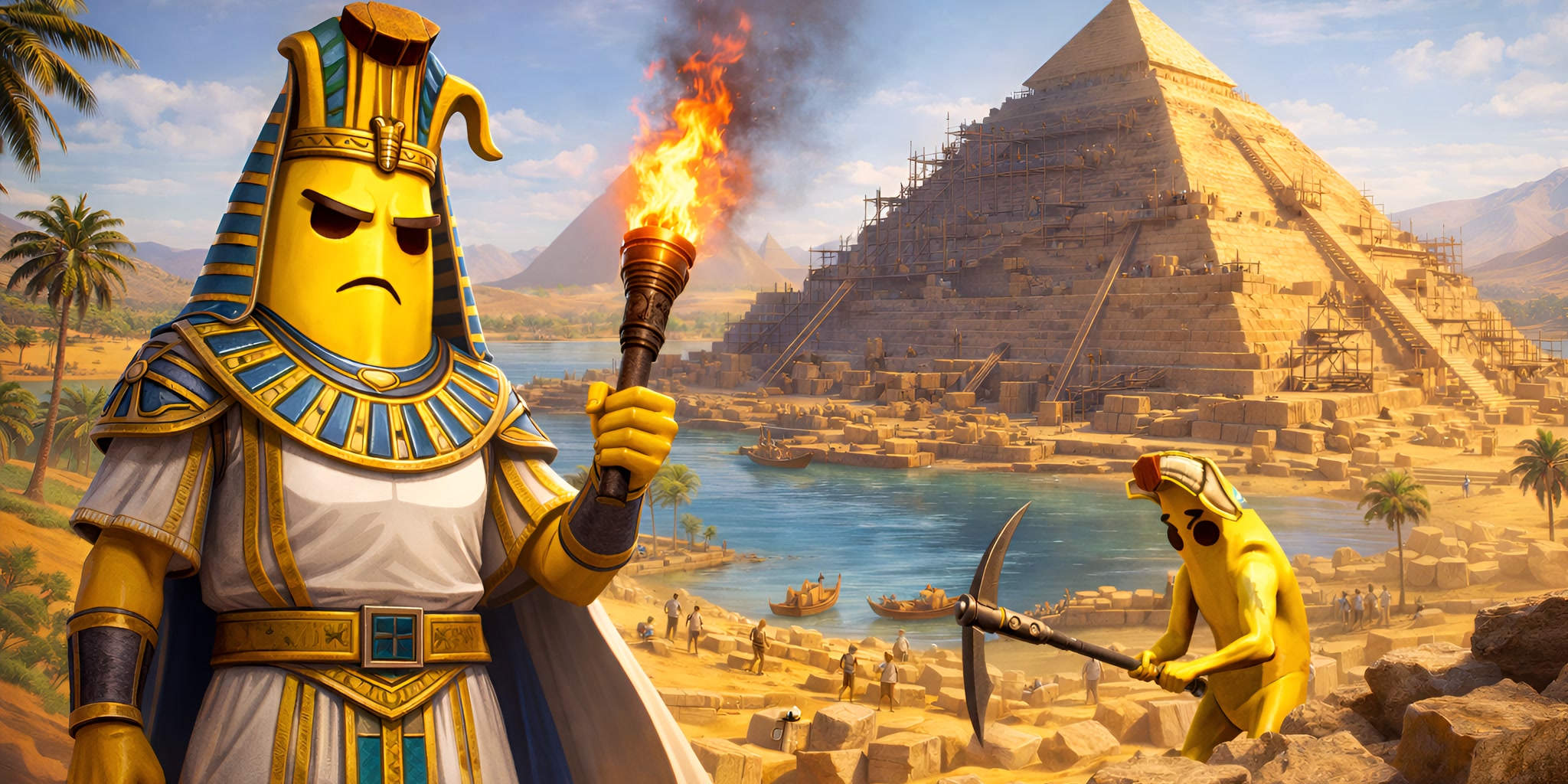 Egypt Pyramid Tower Tycoon 2487-3552-9405 by fort_skin - Fortnite Creative Map Code - Fortnite.GG
