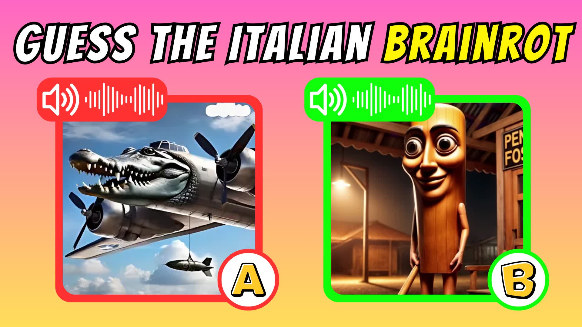 Guess the Brainrot🇮🇹 (NEW LEVELS) (2878-3516-6931) by sw3nter ...