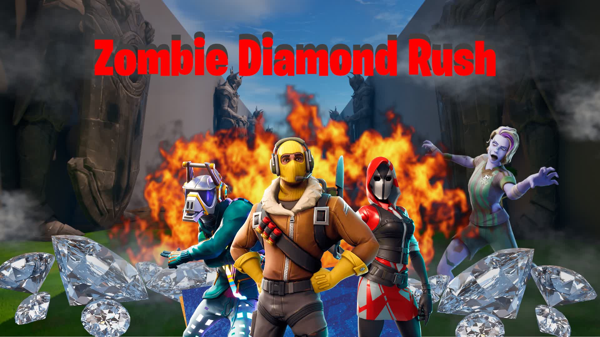 Zombie Diamond Rush - 2191-9323-0927 | Fortnite Zone