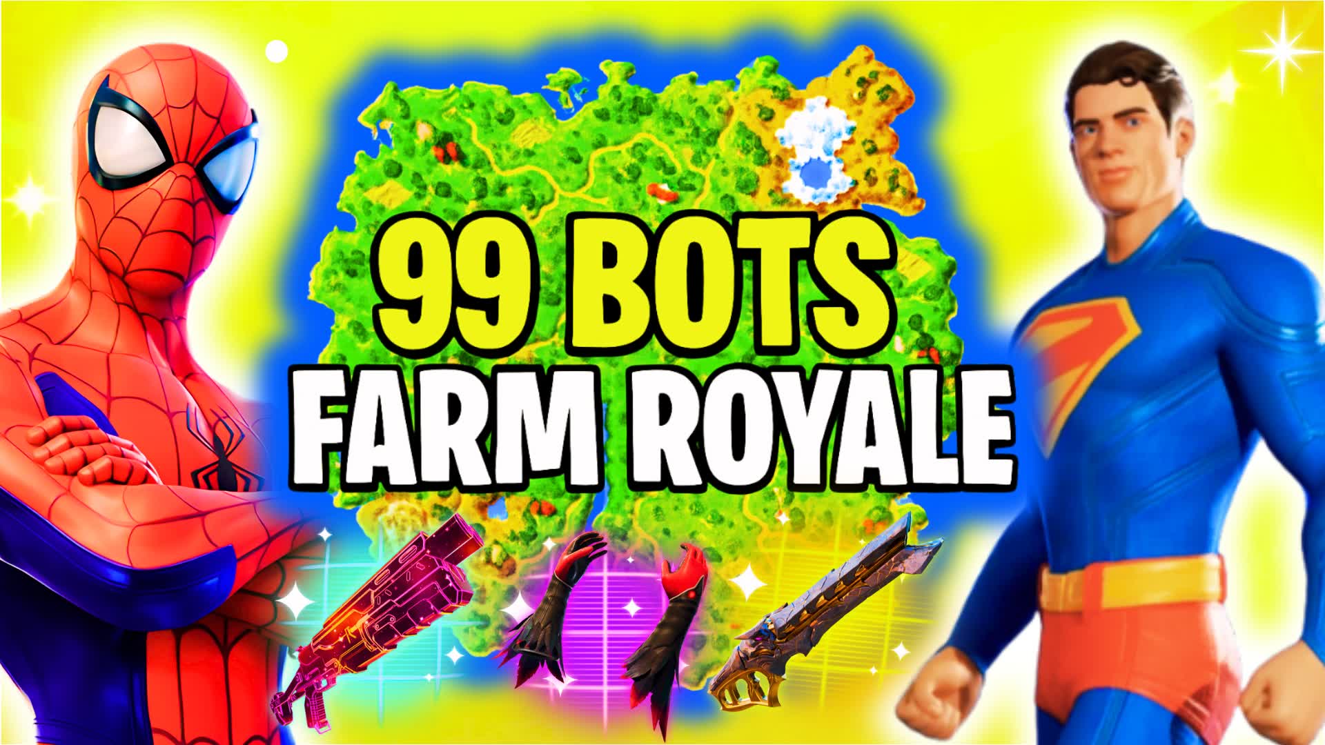TMNT 99 BOTS 🏆 ALL GUNS FFA HEROES 9788-8306-7507 by mksaxd - Fortnite Creative Map Code ...