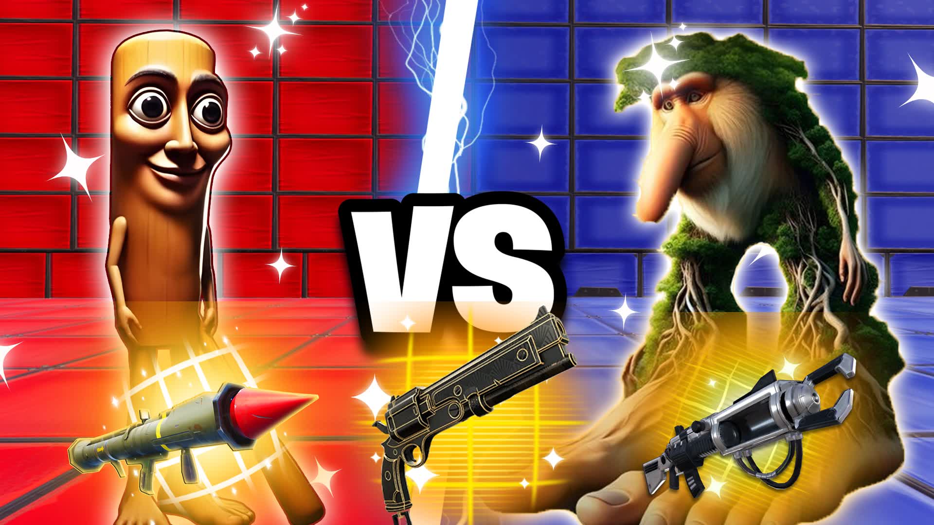 TUNG vs Patapim🔴🔵 RED VS BLUE 2952-8312-7886 by wertexrx - Fortnite ...