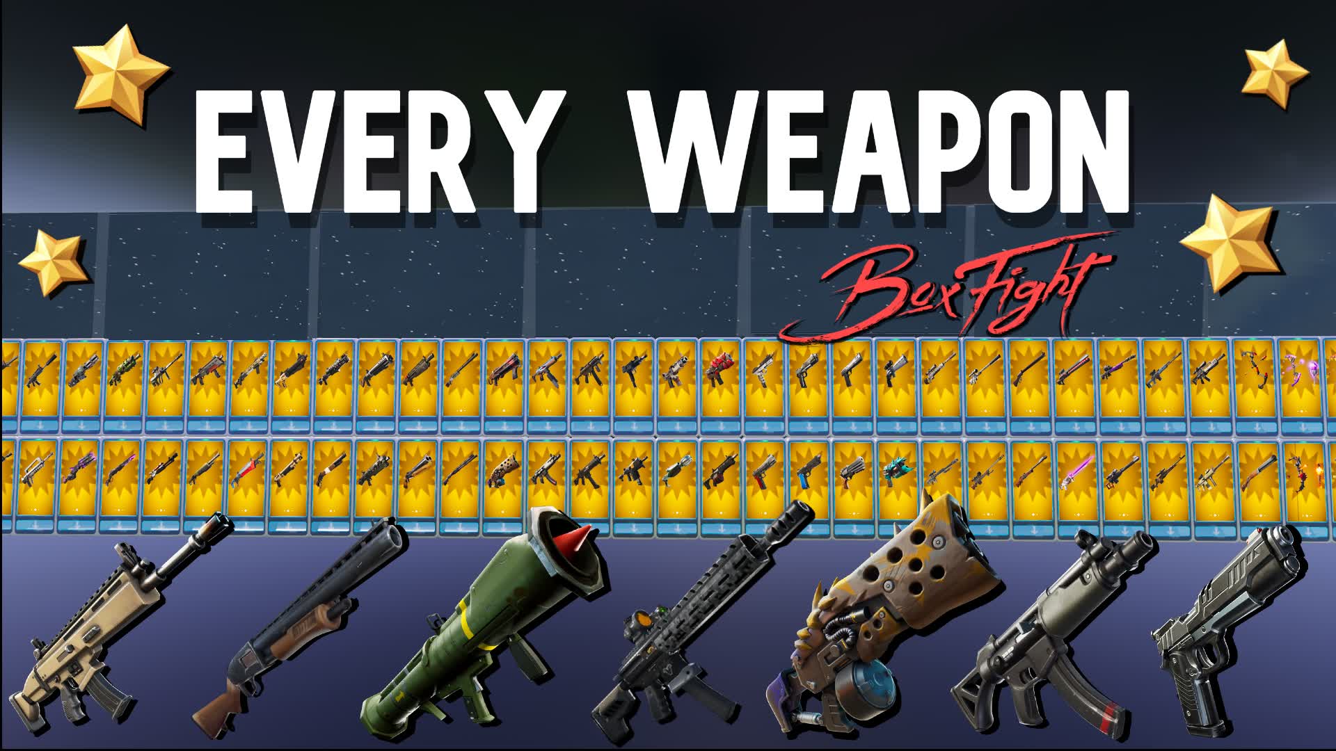 Every Weapon BoxFight 💀 3459-5516-4836 by starrex - Fortnite Creative ...