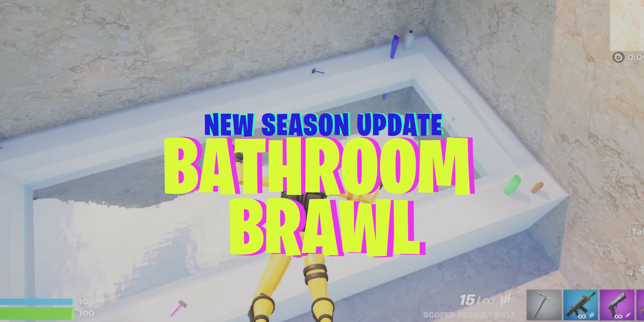 Bathroom Brawl 5665-0295-3182 by cl0by - Fortnite Creative Map Code ...
