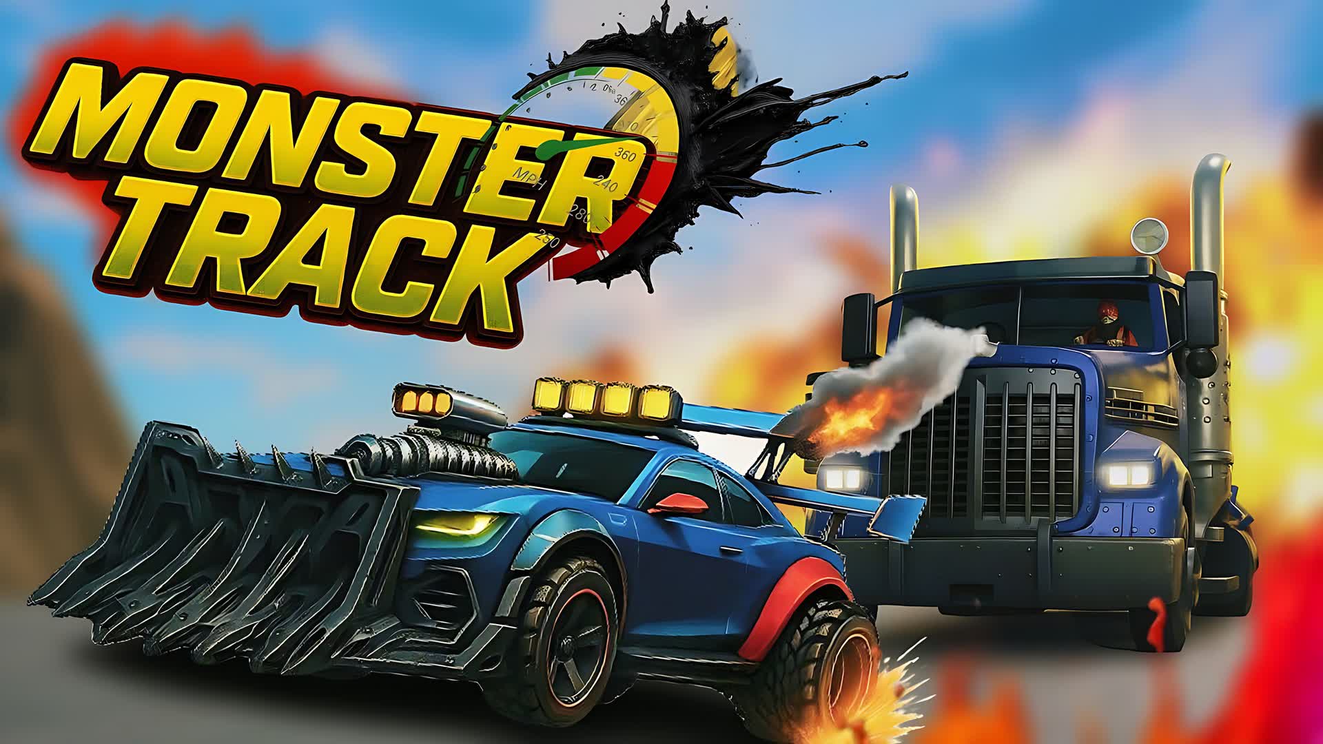 MONSTER TRACK CAR CRASH EXTREME 5728-0628-3460 by dominik_morann - Fortnite Creative Map Code ...