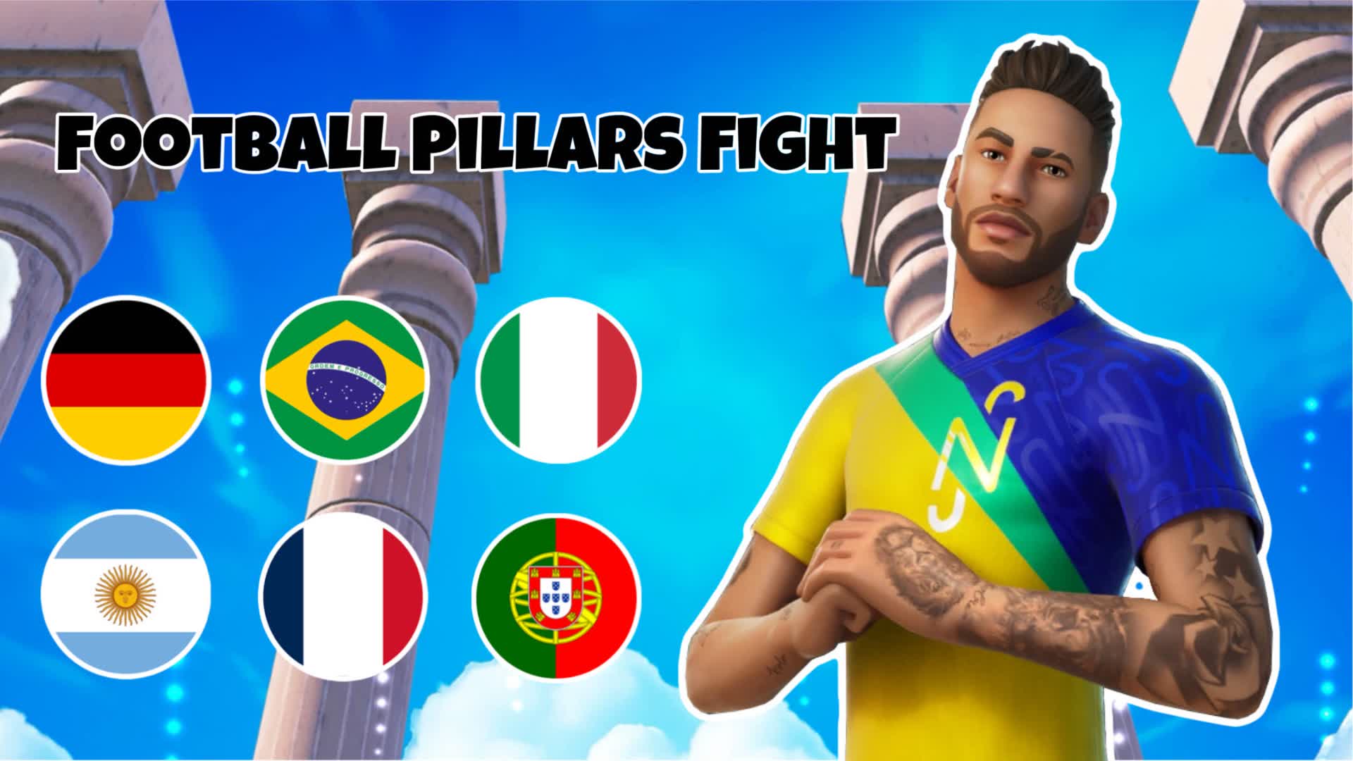 FOOTBALL PILLARS FIGHT MINIGAME 2845-8505-0437 by rezon.ay - Fortnite ...