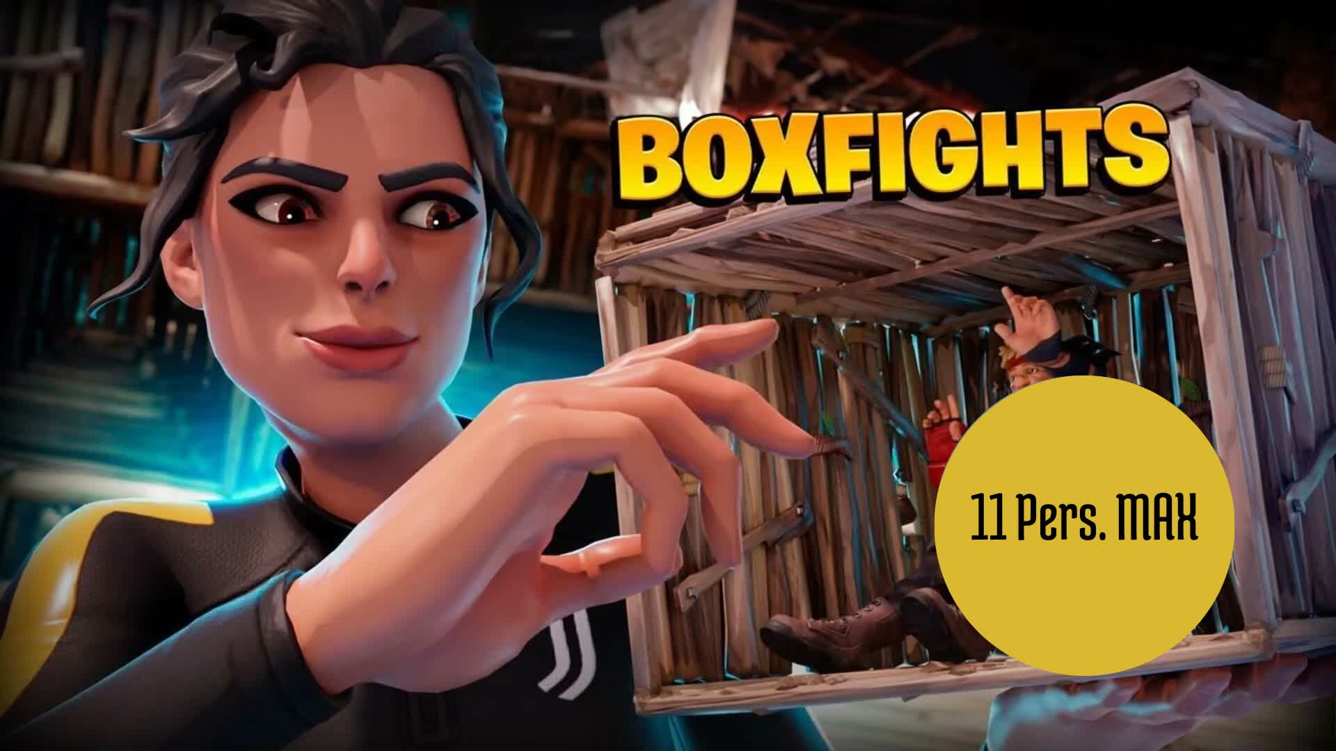 Box Fight 11 pers. Max 2558-7640-5635 من ابتكار pacoz - Fortnite