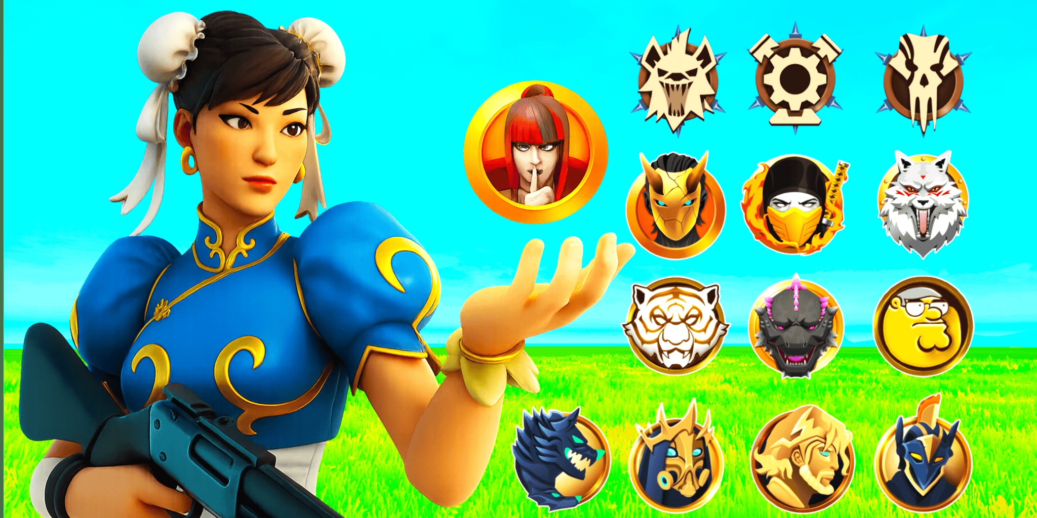 1v1v1 BLITZ ROYALE - ALL MEDALLIONS 7032-9082-3120 by genti - Fortnite ...