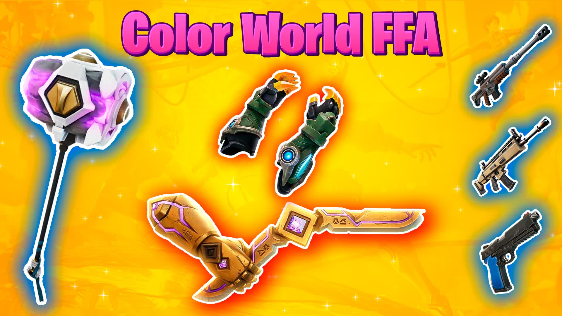 🎨 COLOR WORLD FFA - ALL WEAPONS 3639-7458-2958 by phenoom - Fortnite ...