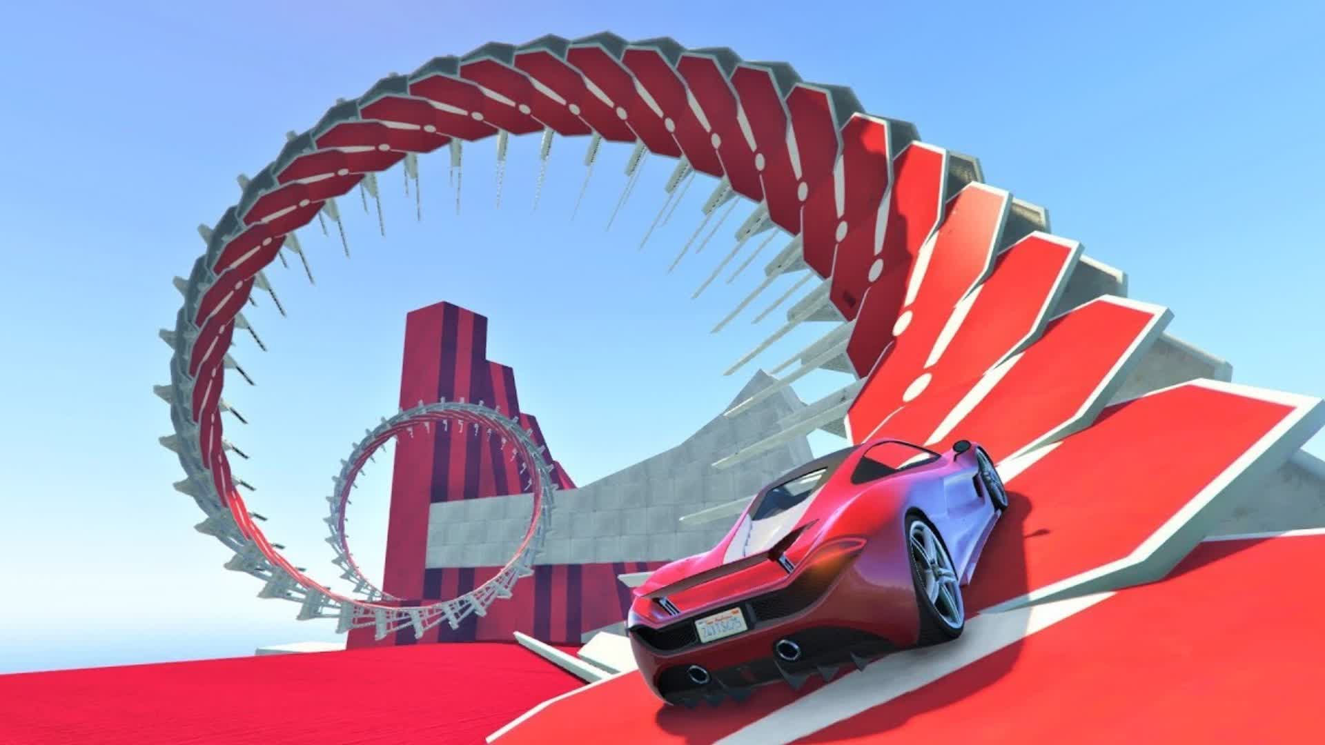 Spiral Car Parkour 2369-6774-8778 by racemaps - Fortnite Creative Map ...
