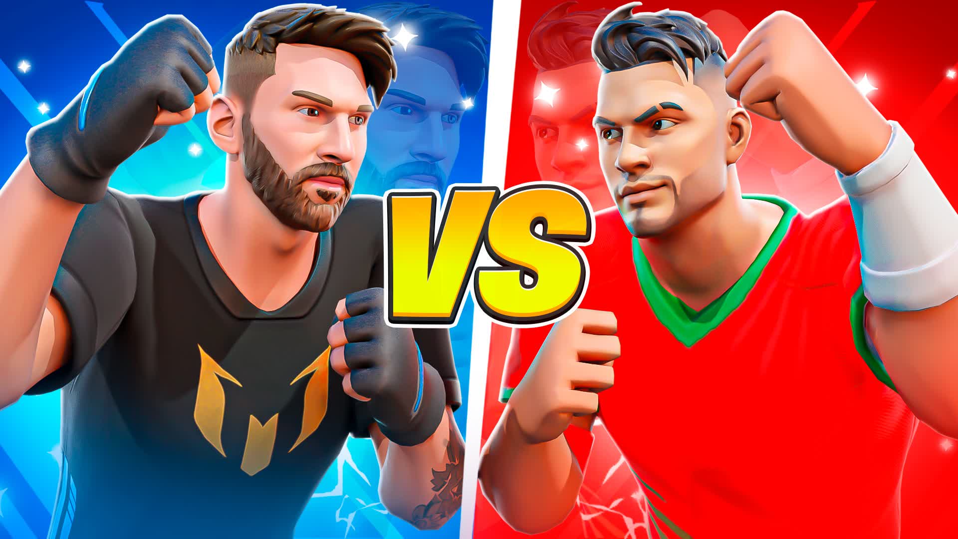 MESSI VS RONALDO 1002-7955-1900 by mafufines - Fortnite Creative Map Code - Fortnite.GG