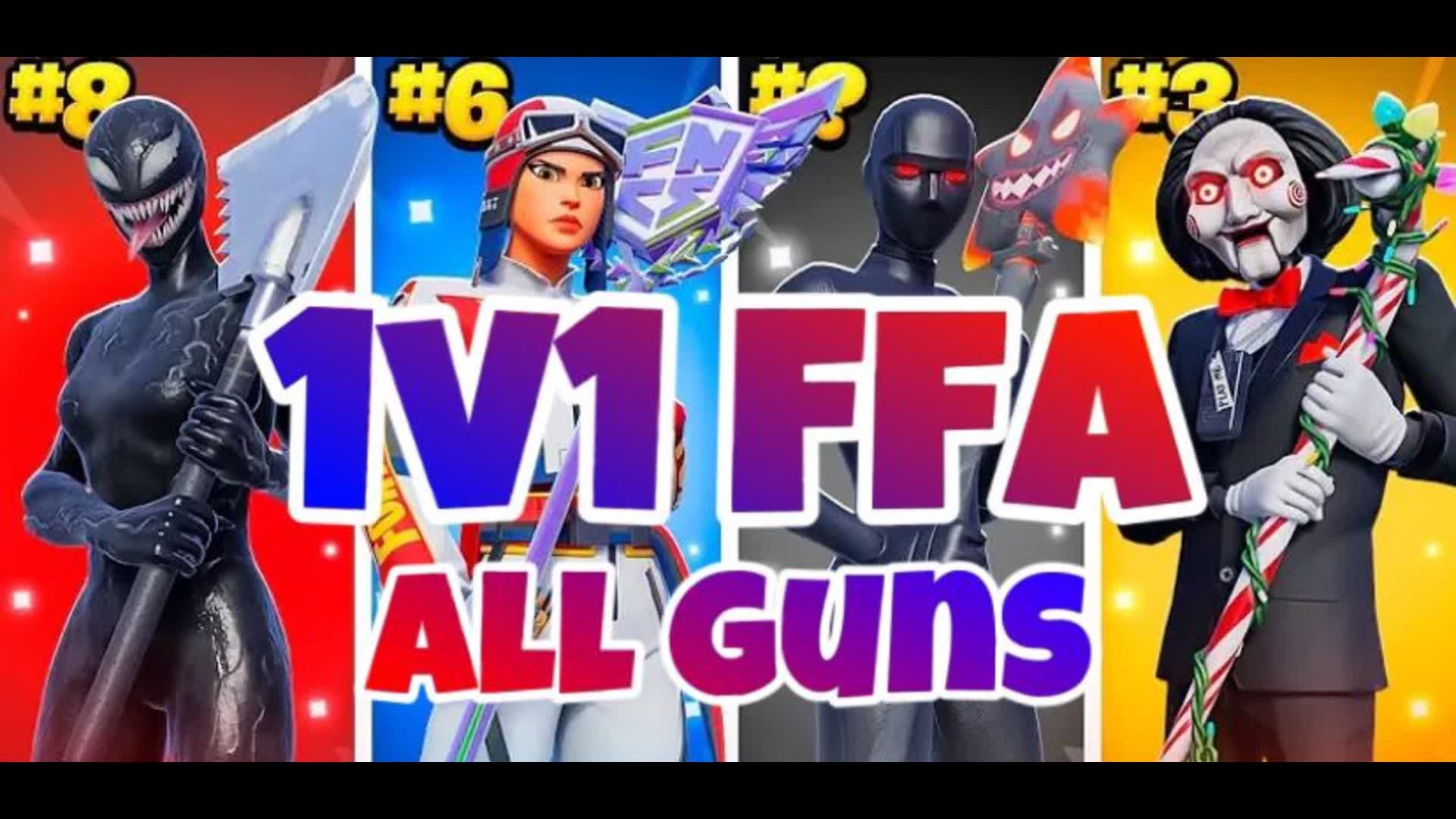 1V1 CRAZY SECRET FFA💯🔥(16 PLAYERS) 7640-2875-5417 by mexey - Fortnite Creative Map Code ...