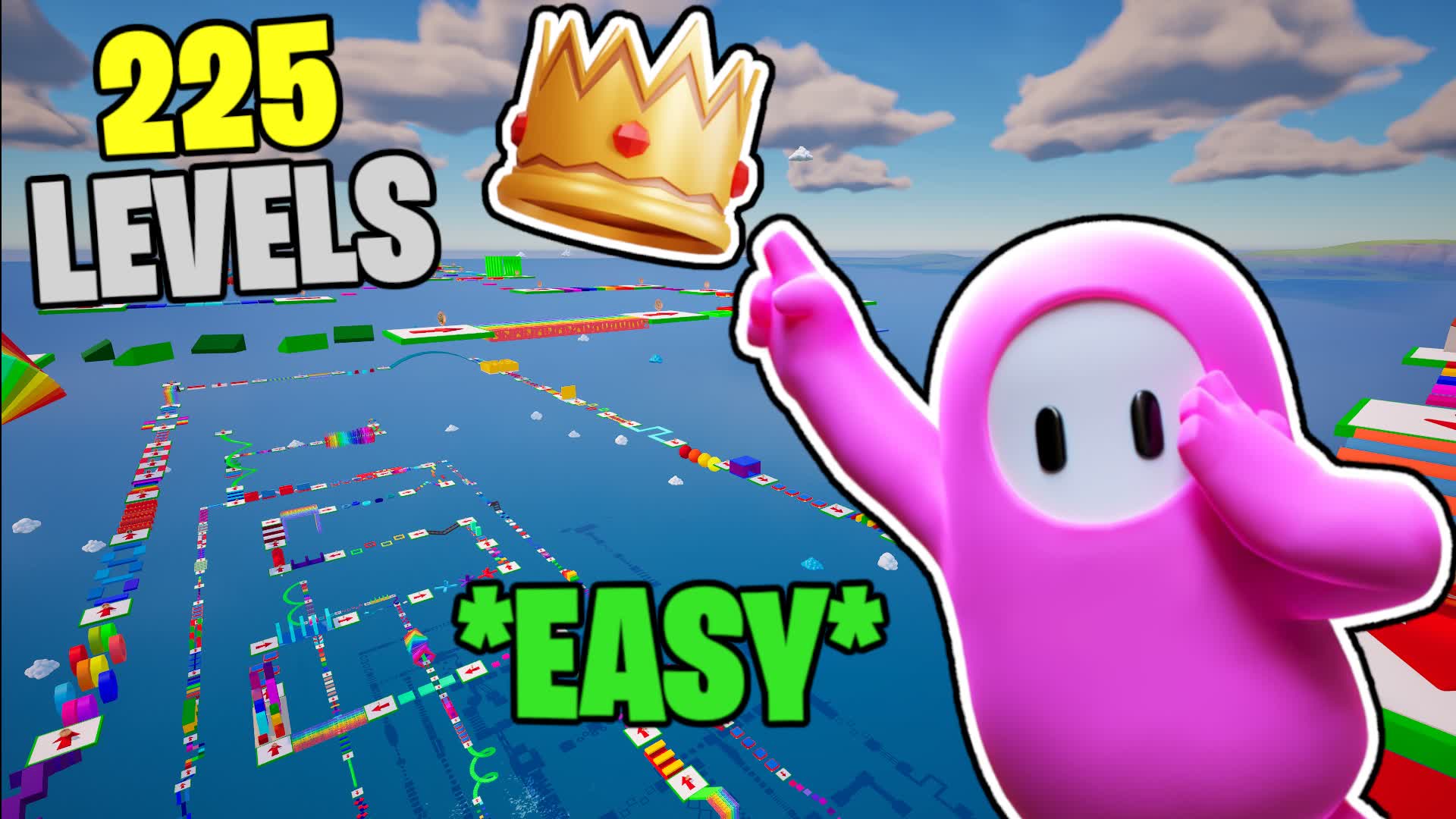 FALL GUYS DROPPER OBBY 3831-4723-2293 by nowakan - Fortnite Creative ...