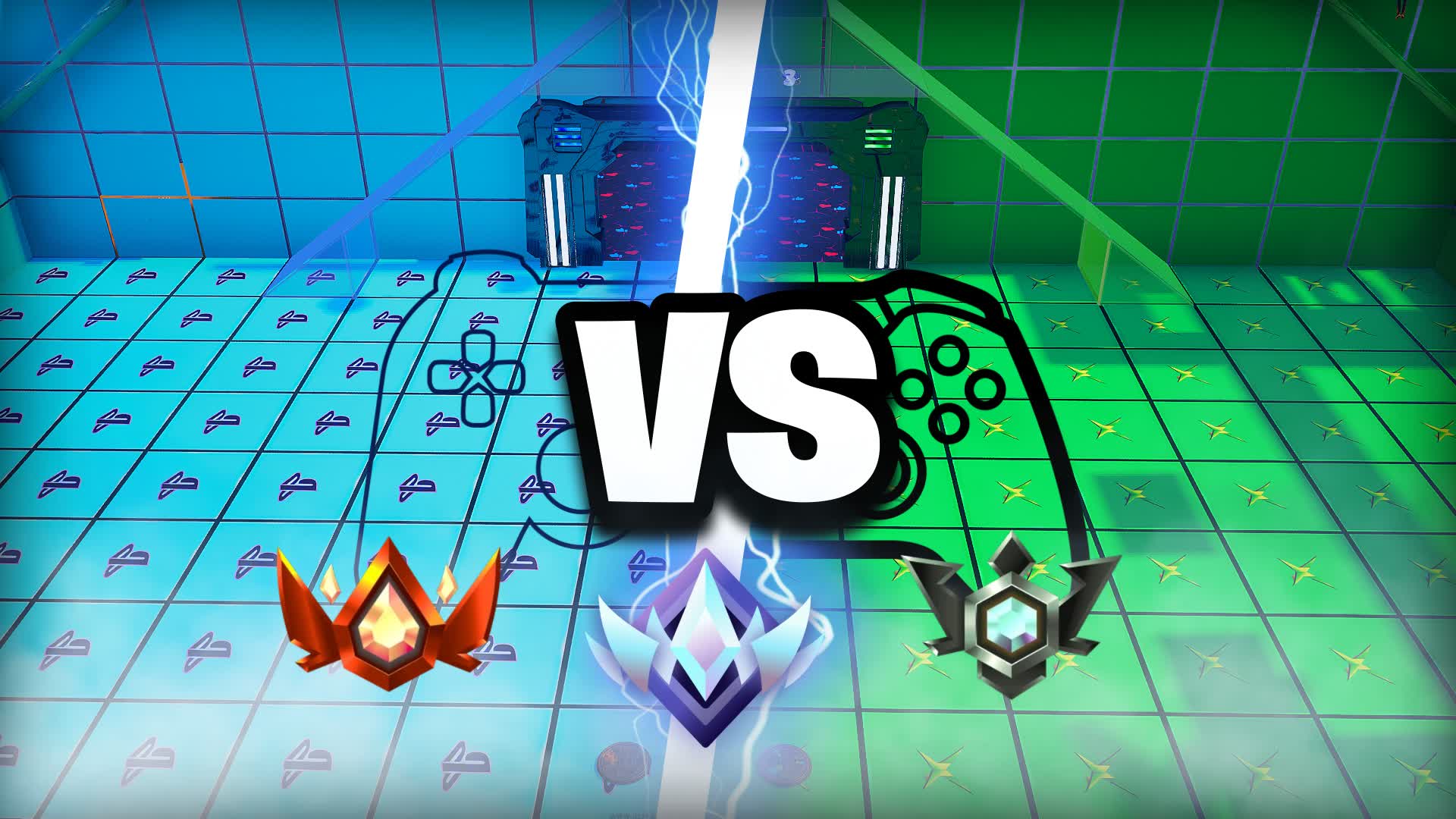 TMNT CONTROLLER BLUE VS GREEN 💙💚 3358-8711-5038 by knas - Fortnite ...