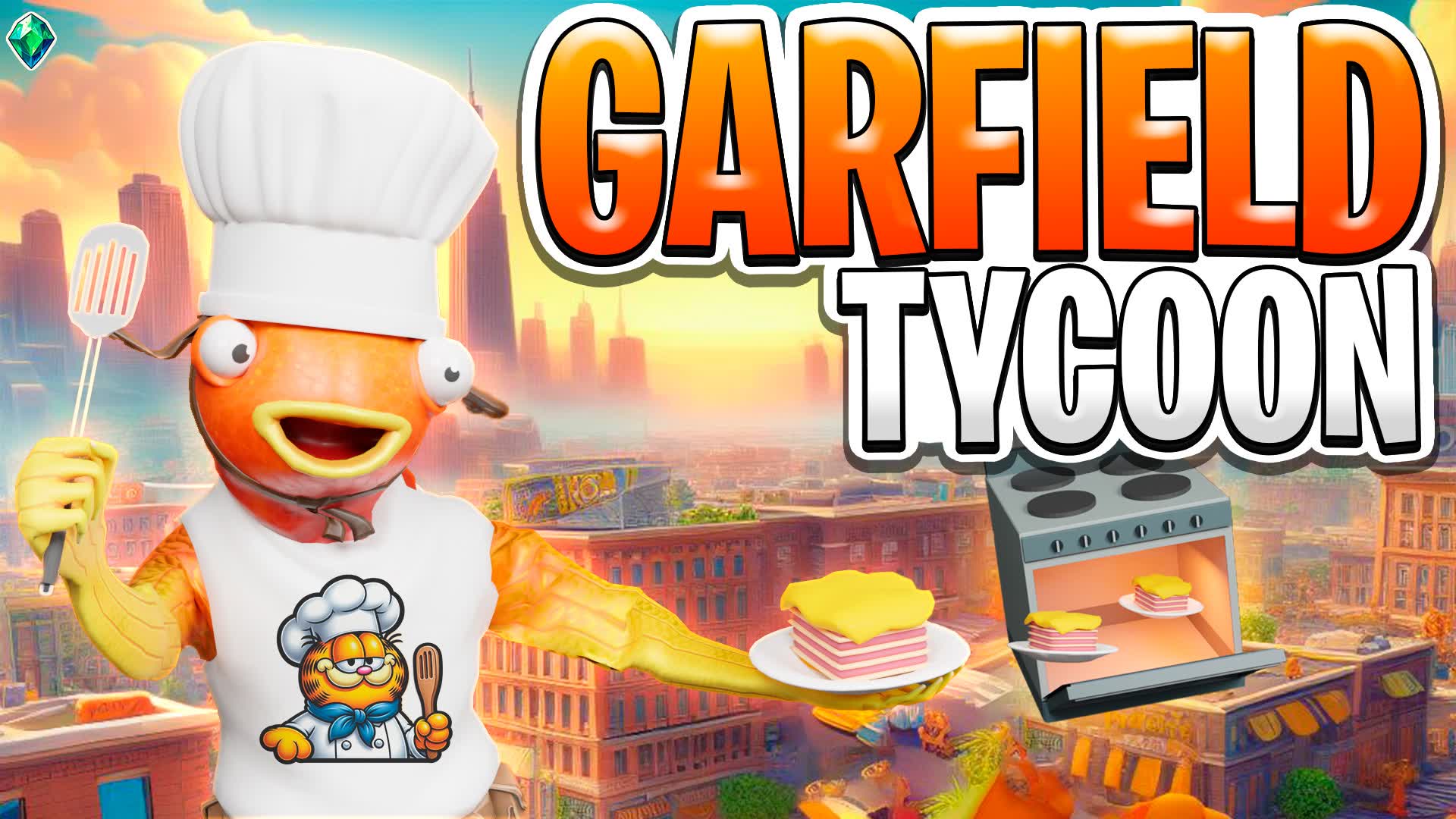 👨🏻‍🍳 Garfield Tycoon 🐱 5351-2257-0019 by jadestudios - Fortnite ...