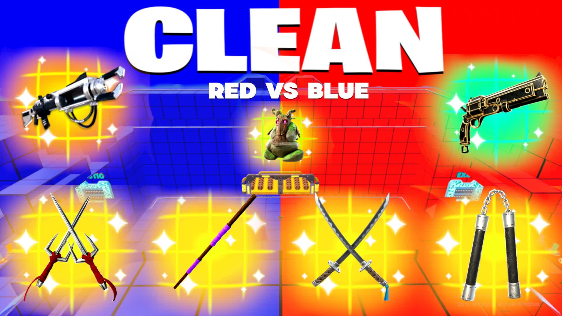 CLEAN RED VS BLUE 🔴🔵 8453-4970-5741 by ifrs - Fortnite Creative Map ...