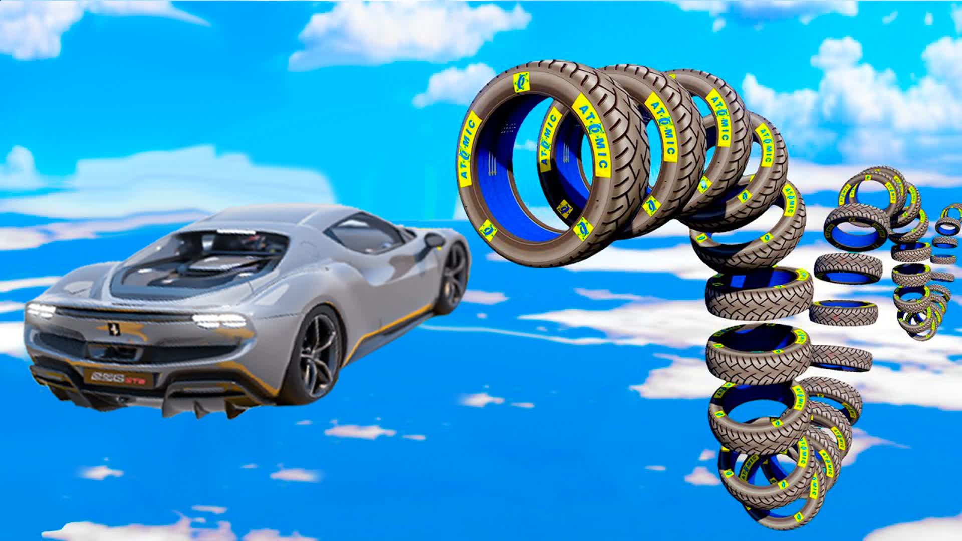 TIRES RAMP 8139-5741-3020 by len - Fortnite Creative Map Code - Fortnite.GG