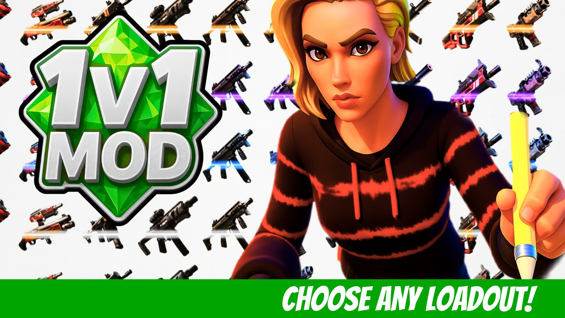 1v1 Mod 7630-9523-4984 by snakeyfrog - Fortnite Creative Map Code - Fortnite.GG