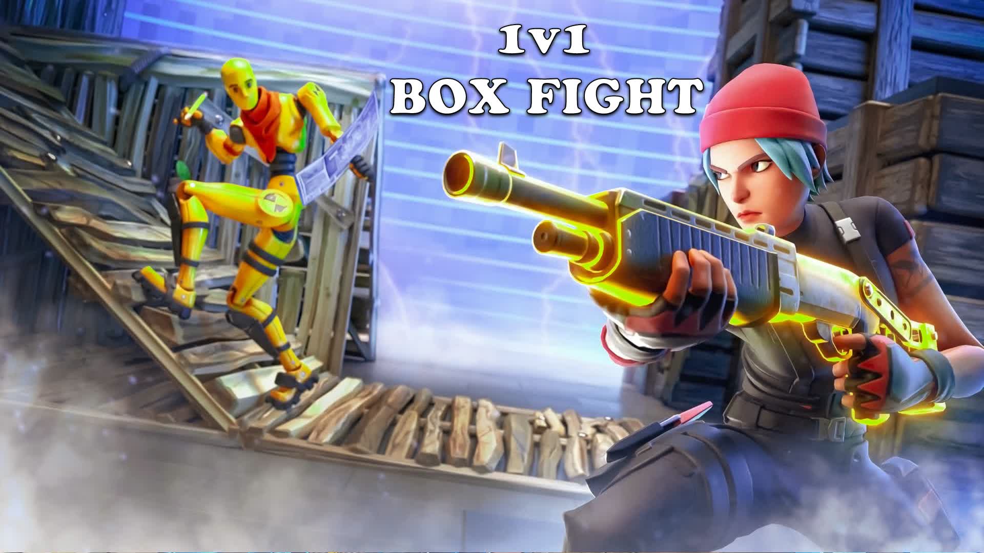 THE BEST - BOX FIGHT 1v1 pvp 5451-1202-6170 من ابتكار tge - Fortnite
