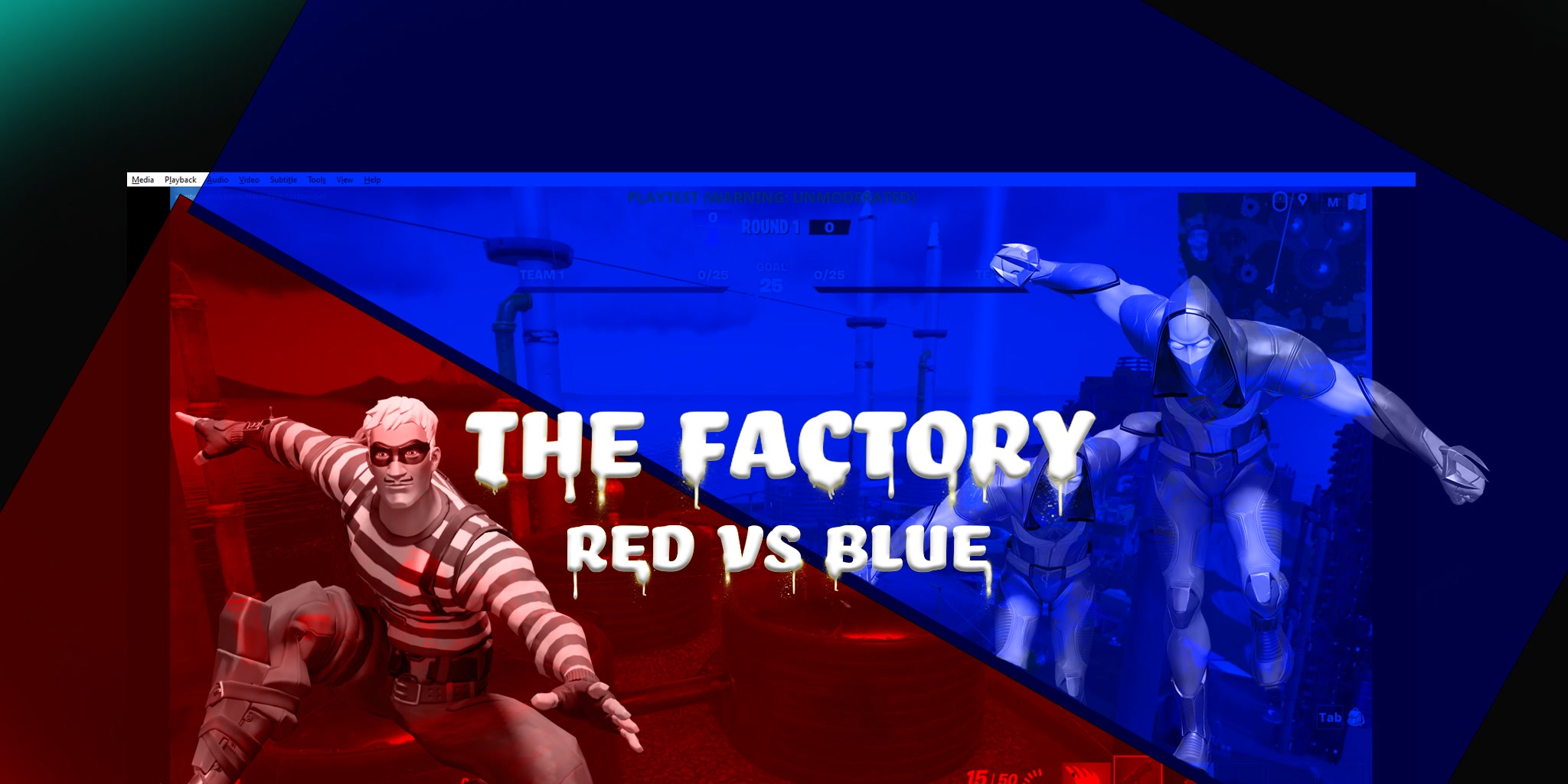 Red vs Blue Factory Fight! Zero build. 4282-1132-8129 by xombi-maps ...