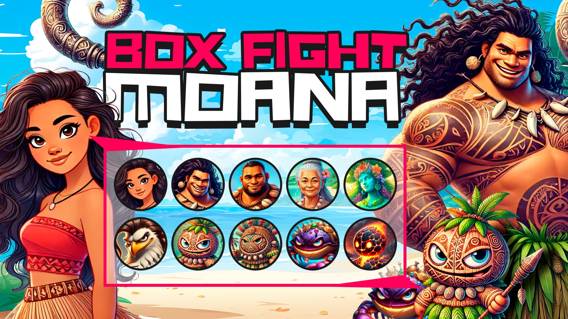 🏝️ MOANA 2 SUPER POWERS BOXFIGHT 📦 0089-9721-8071 by oddik - Fortnite ...