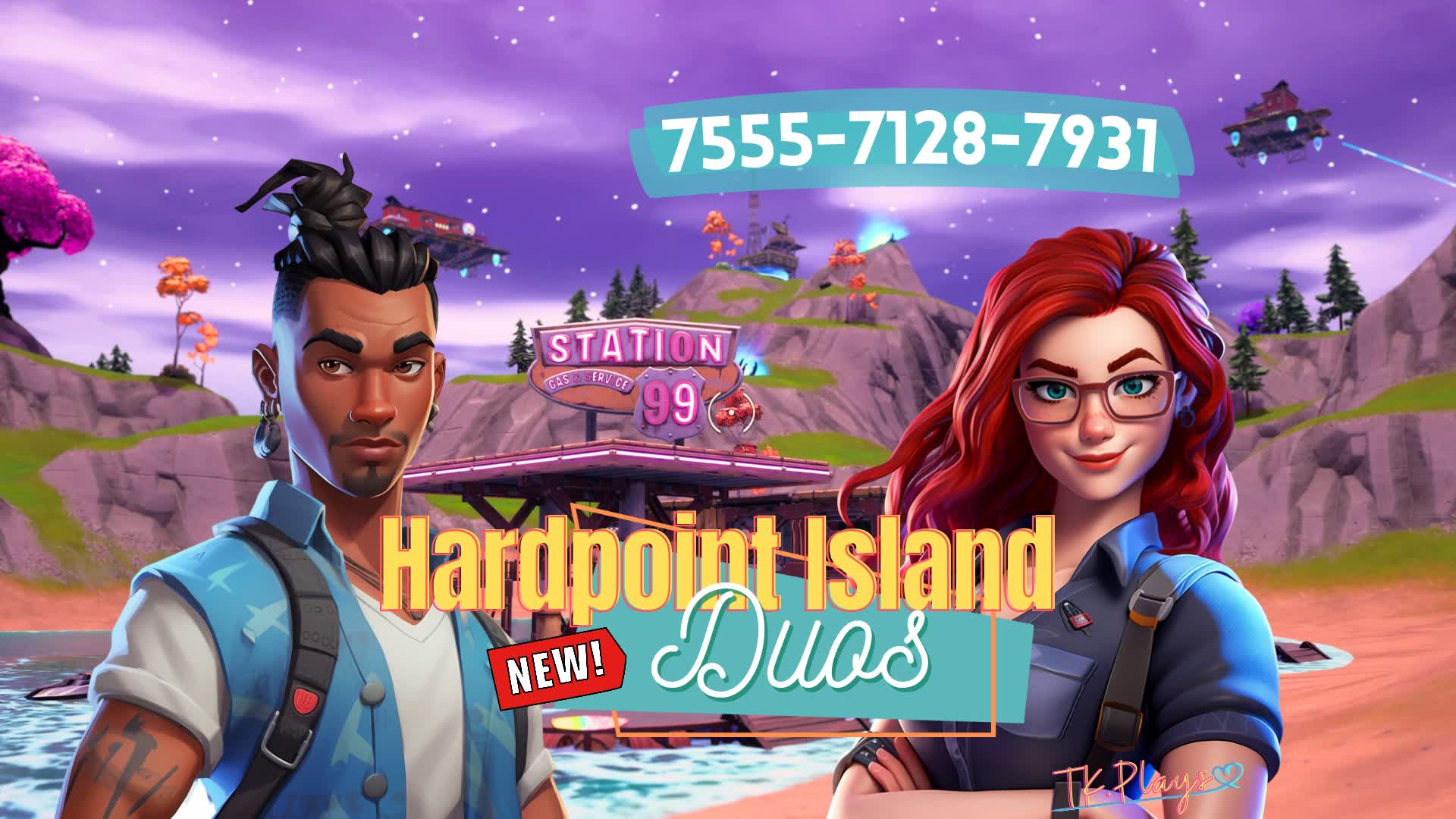 Hardpoint Island - Duos 7555-7128-7931 by tk.plays - Fortnite Creative Map Code - Fortnite.GG