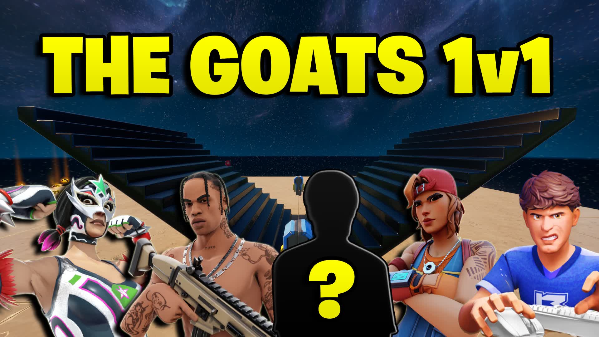 THE GOATS 1v1s 🐐 9235-0013-6049 by duzentos - Fortnite Creative Map ...