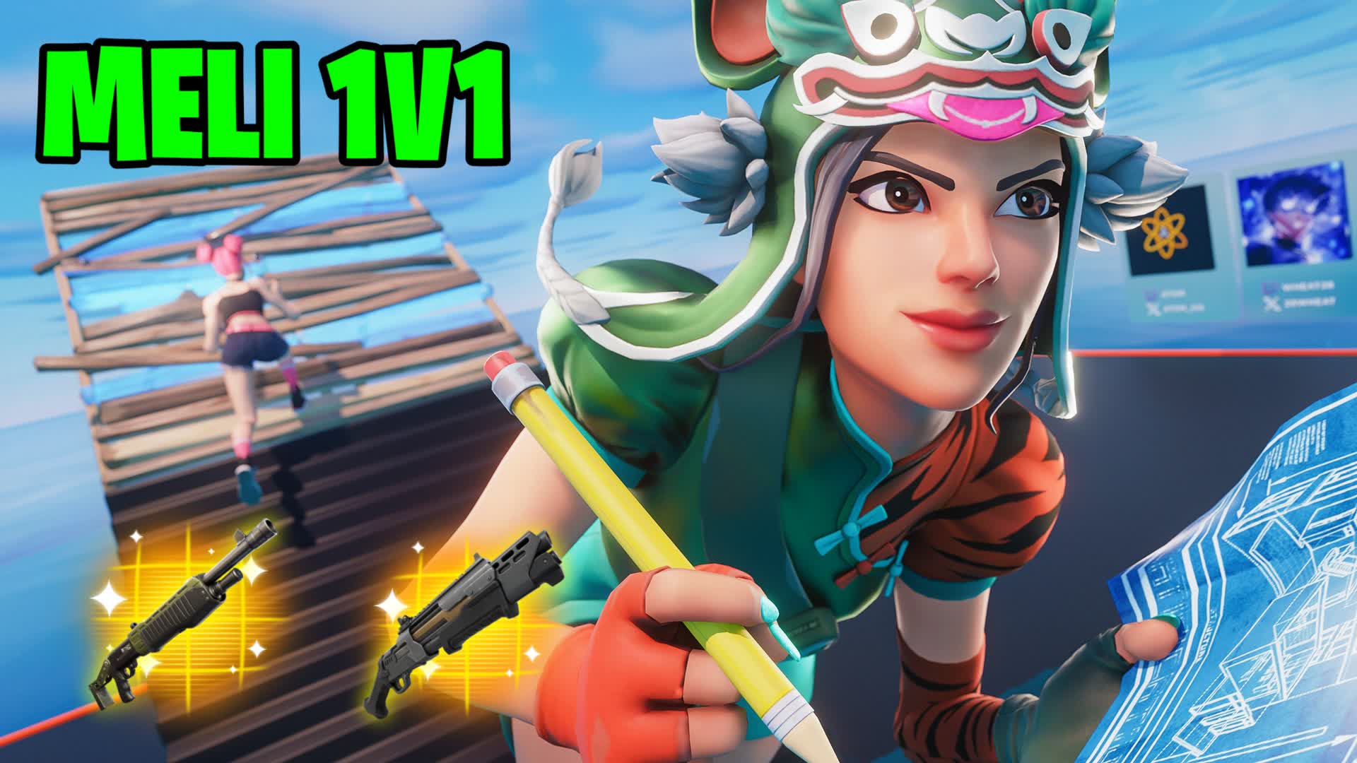 Meli 1v1 ( 16 players ) 6852-7716-2408 by meliodas.fn - Fortnite ...