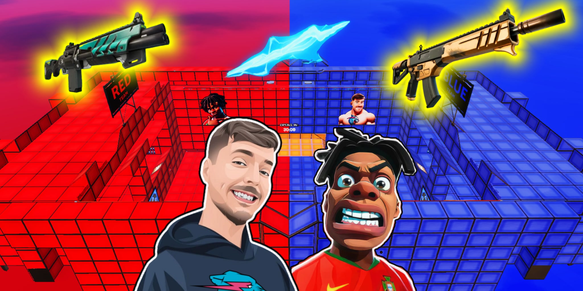 HYPER YOUTUBER RED VS BLUE 🔴🔵 9858-4713-4418 by volatery - Fortnite ...