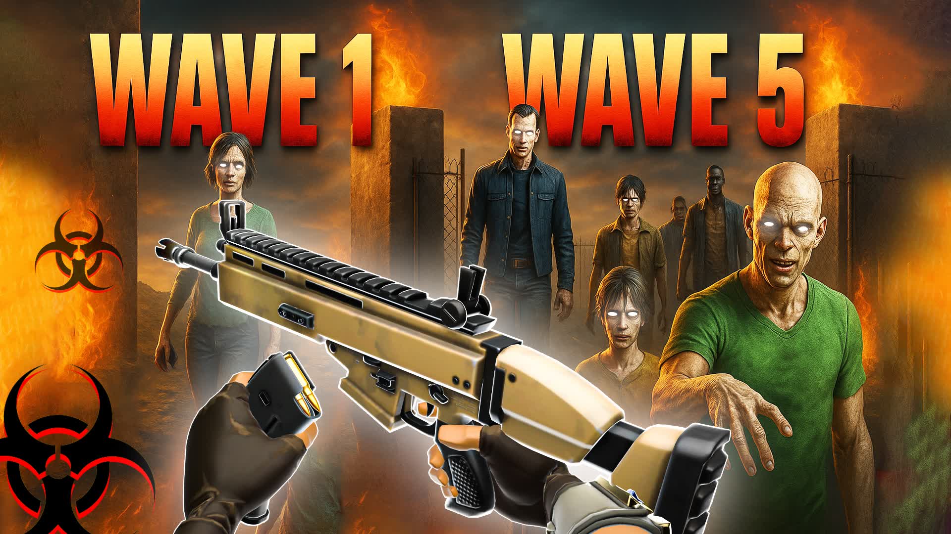 ZOMBIE WAVES 🧟 HORROR & SURVIVAL 3818-6205-0965 by slowdown - Fortnite Creative Map Code ...