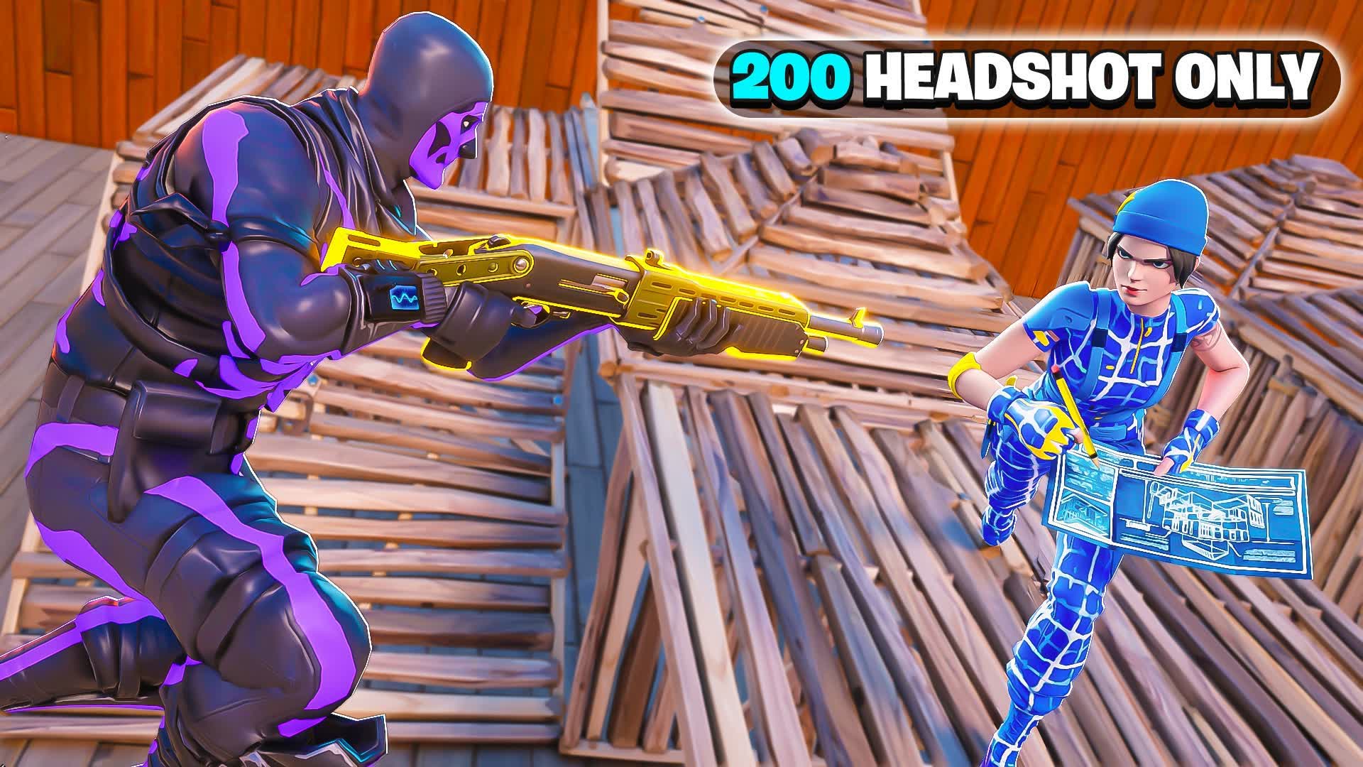 200 HEADSHOT ONLY 🎯[EDIT,AIM,BUILD] 5263-8224-9175 by dkn_kuba - Fortnite Creative Map Code ...