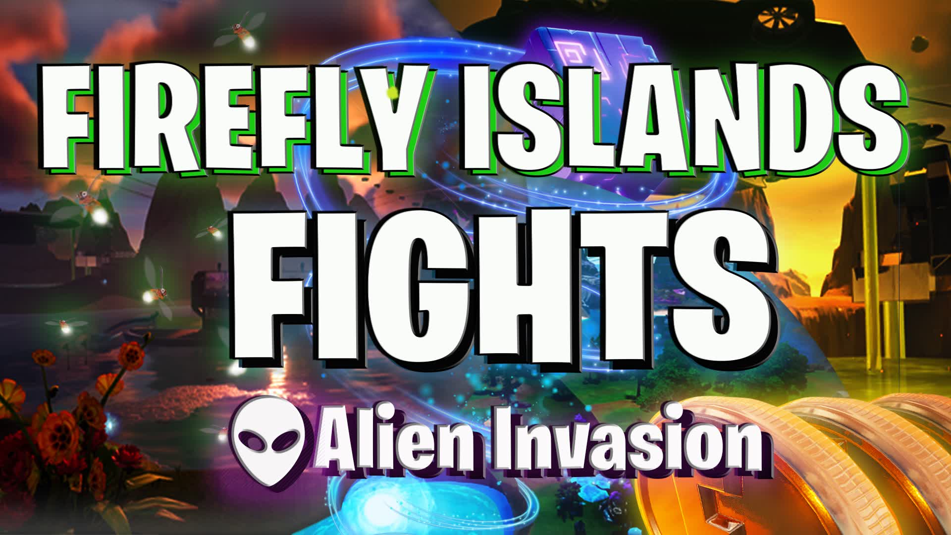 Firefly Islands Fights Alien Invasion 0016-9634-8038 من ابتكار art ...