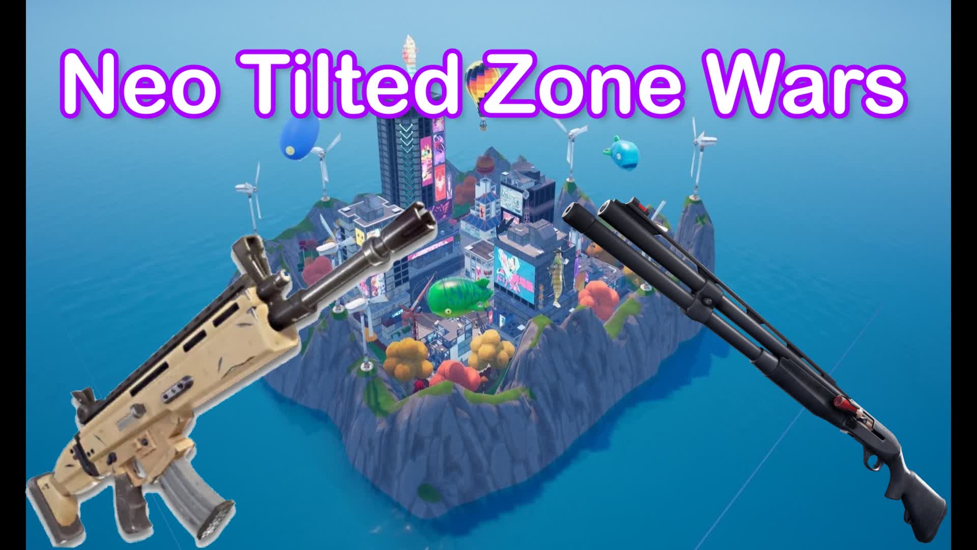 Neo Tilted Zone Wars FFA 5356-7080-3767 by volpone - Fortnite Creative ...