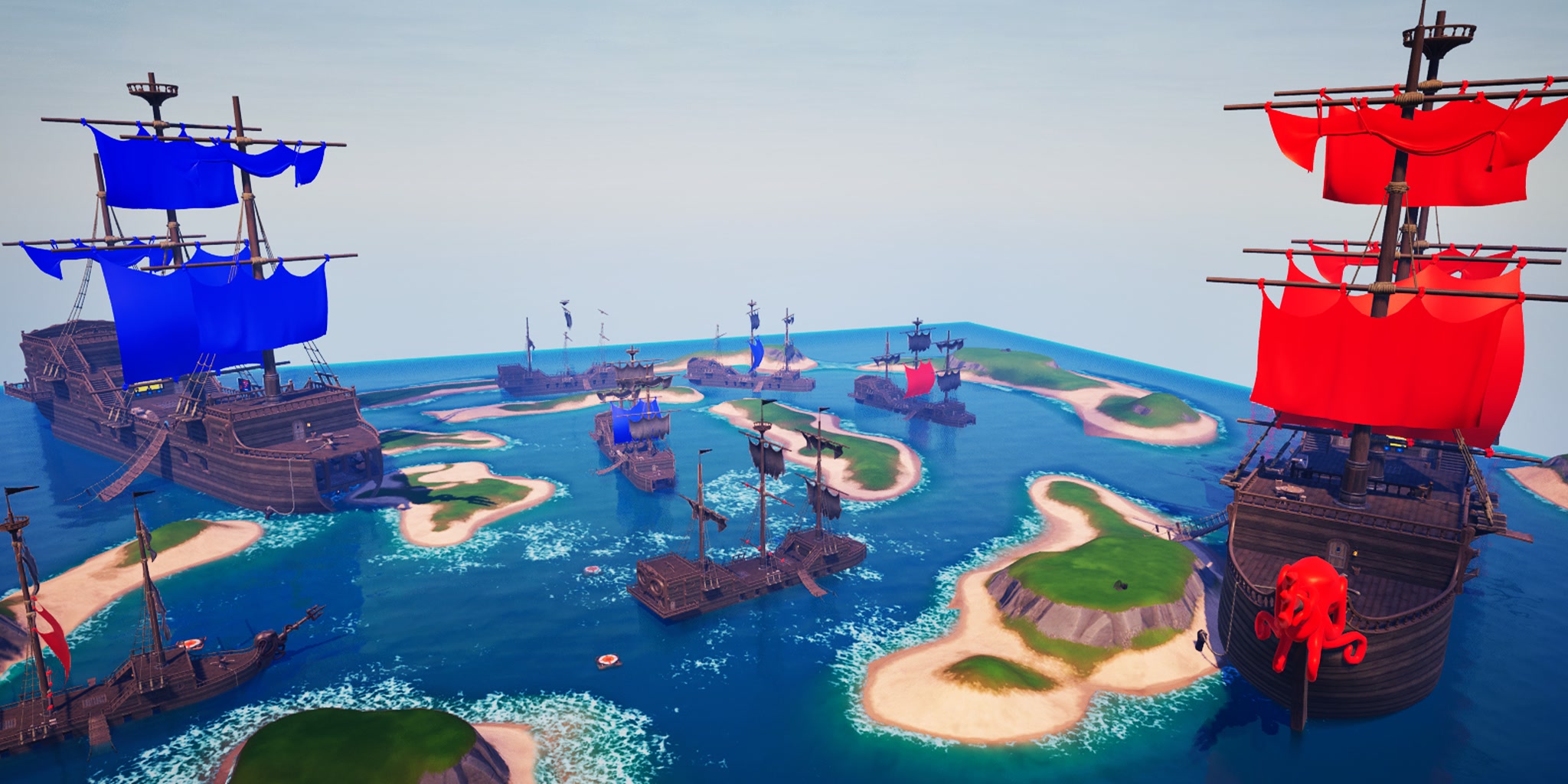 SUPER RED VS BLUE🔴🔵PIRATES🏴‍☠️ 0267-4376-6558 by rvbrvb - Fortnite ...
