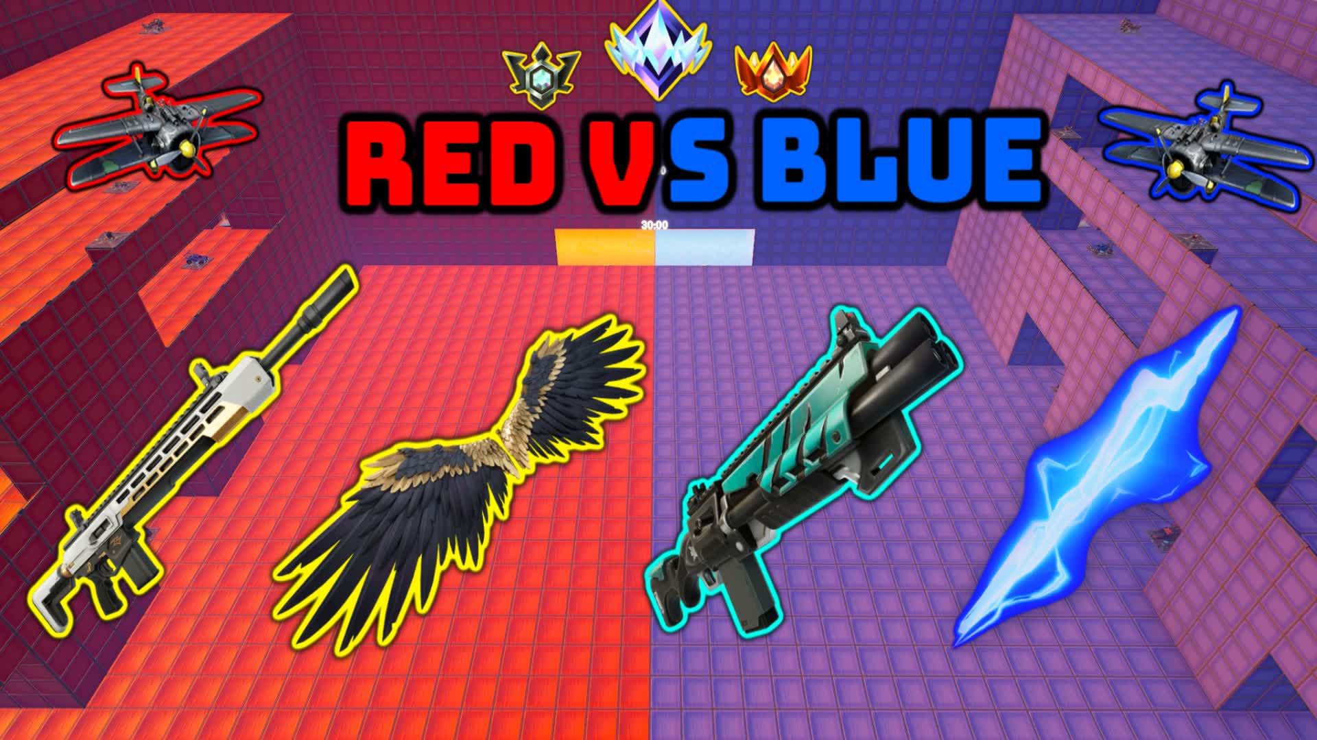 GIGA ZERO BUILD RED VS BLUE 🔴🔵 8385-3107-2560 by jbedits - Fortnite ...