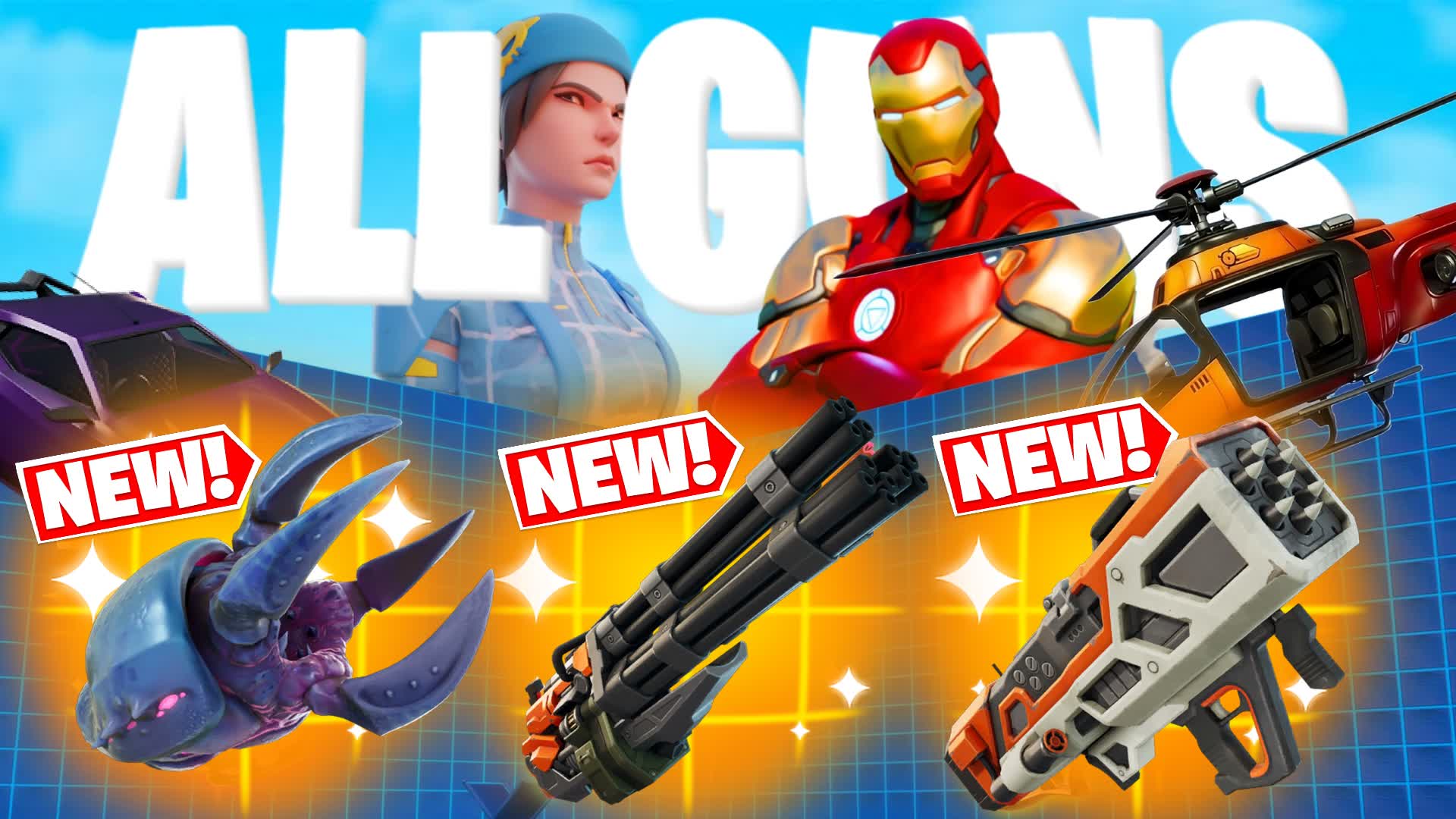 CRAZY 1V1 WITH ALL WEAPONS 1410-6522-5960 by bobchyansky - Fortnite Creative Map Code - Fortnite.GG