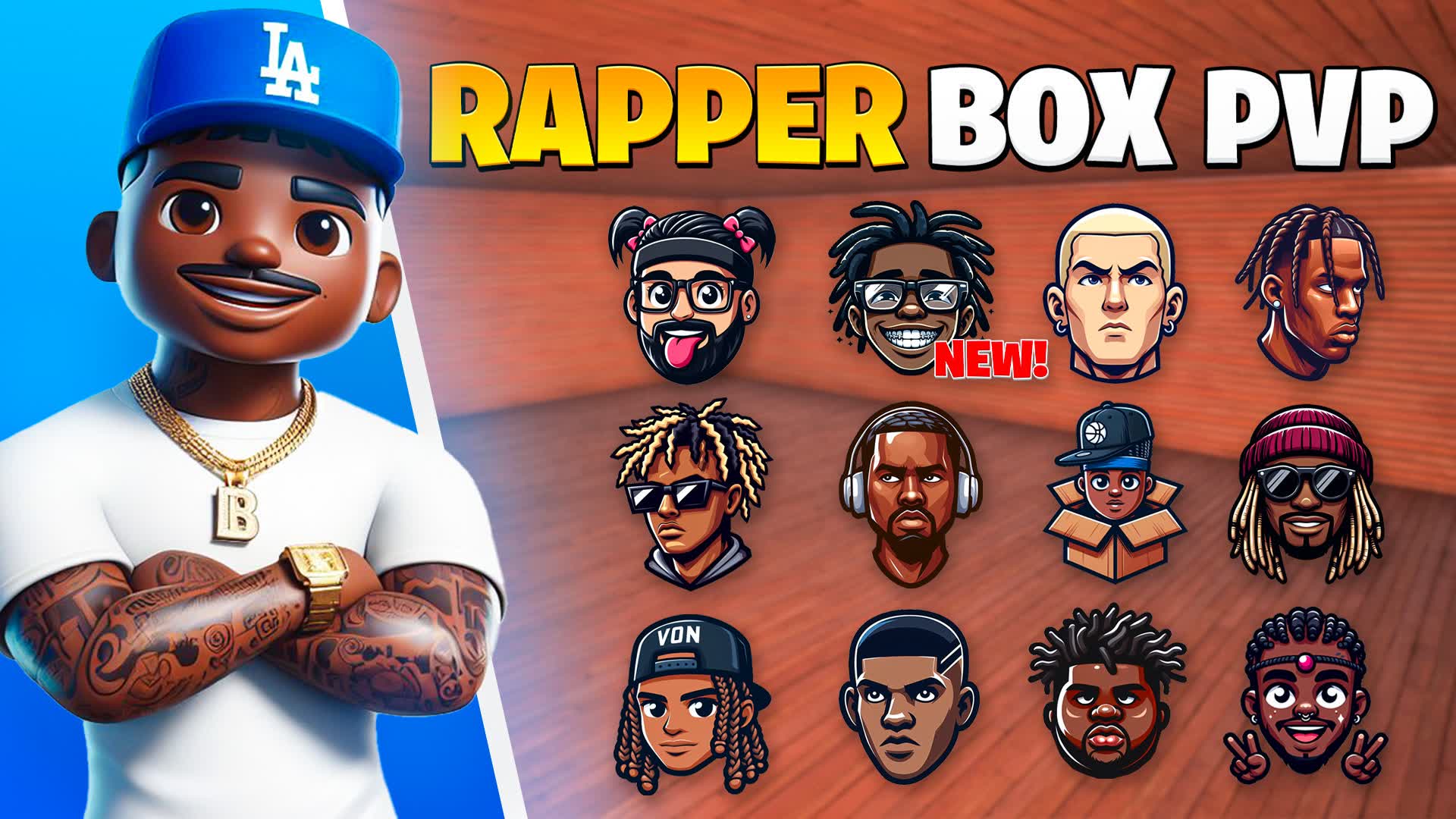 📦RAPPER BOX PVP🎤 3119-6232-7920 by shurkyfn - Fortnite Creative Map ...