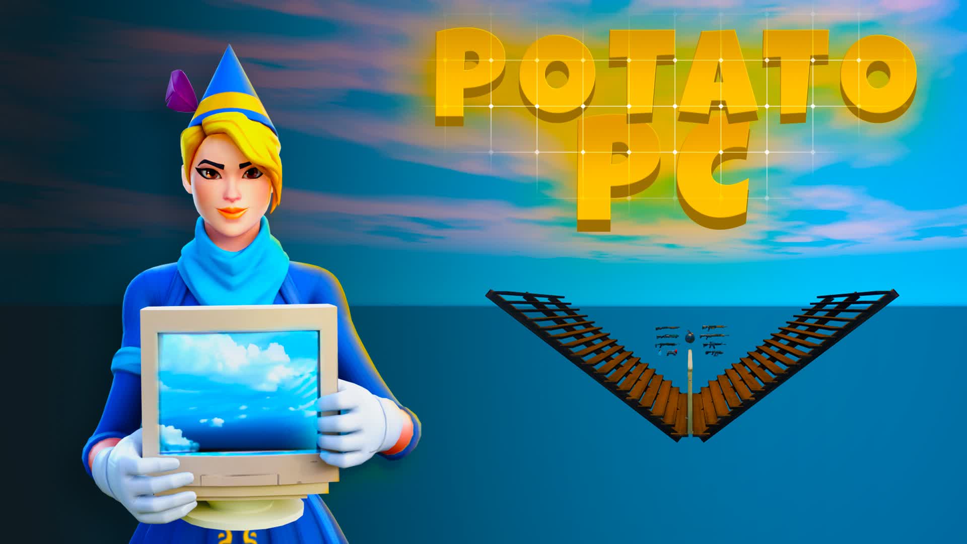 POTATO 1V1 BUILD FIGHTS 0484-6169-5698 by tr1.0 - Fortnite Creative Map ...