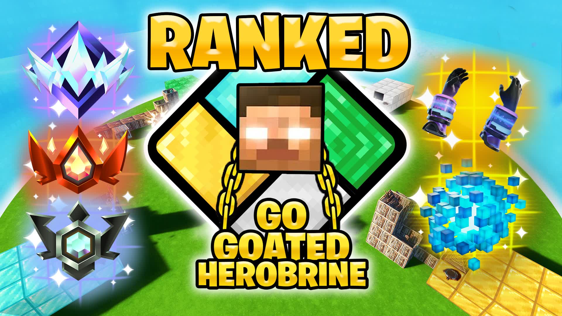 Herobrine GO GOATED! Zone Wars 🌀 8398-6909-3144 by beave - Fortnite ...