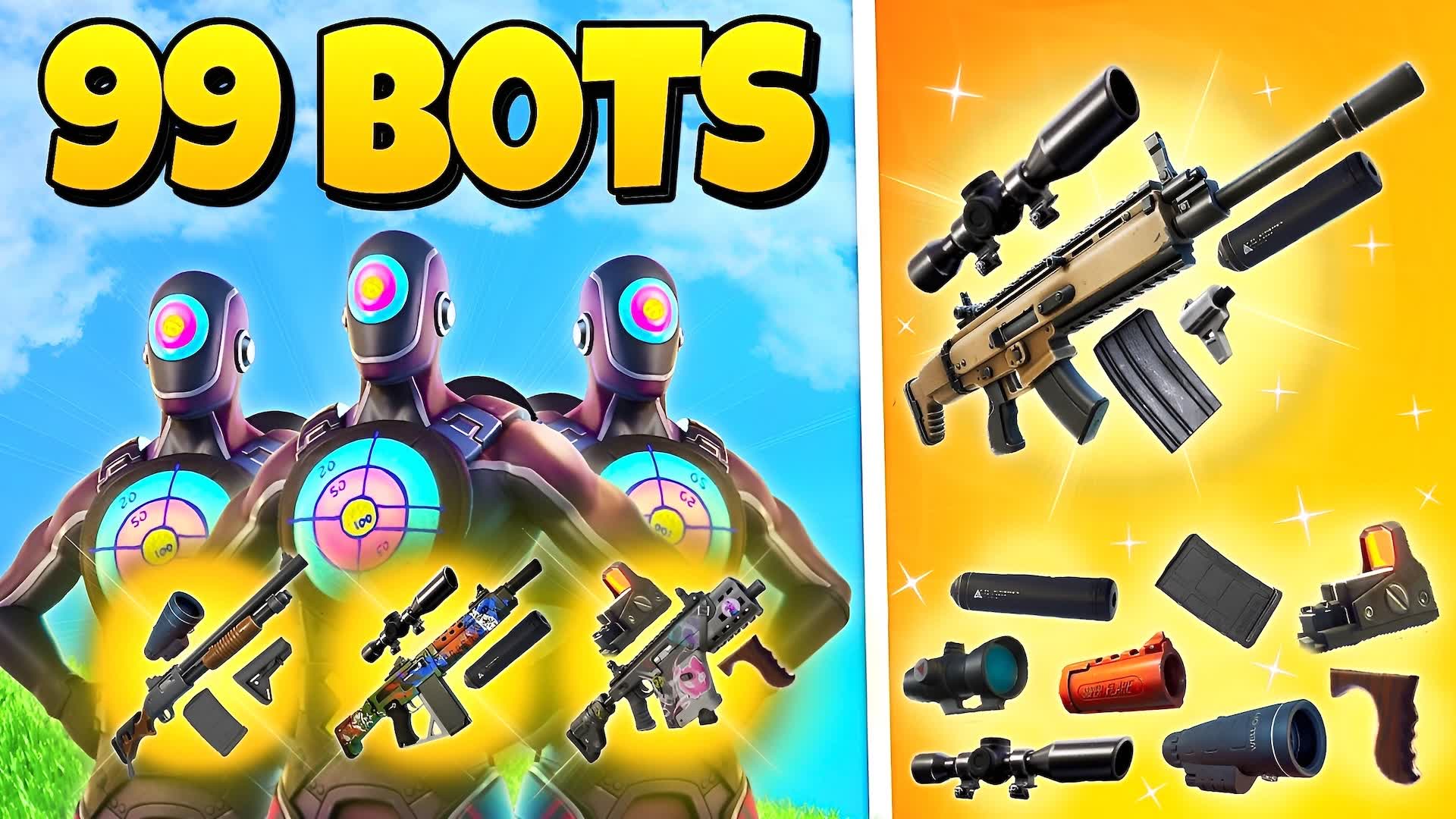 99 BOTS CHAPTER 5 BOT ROYALE 9304-3552-5842 من ابتكار realfax - Fortnite