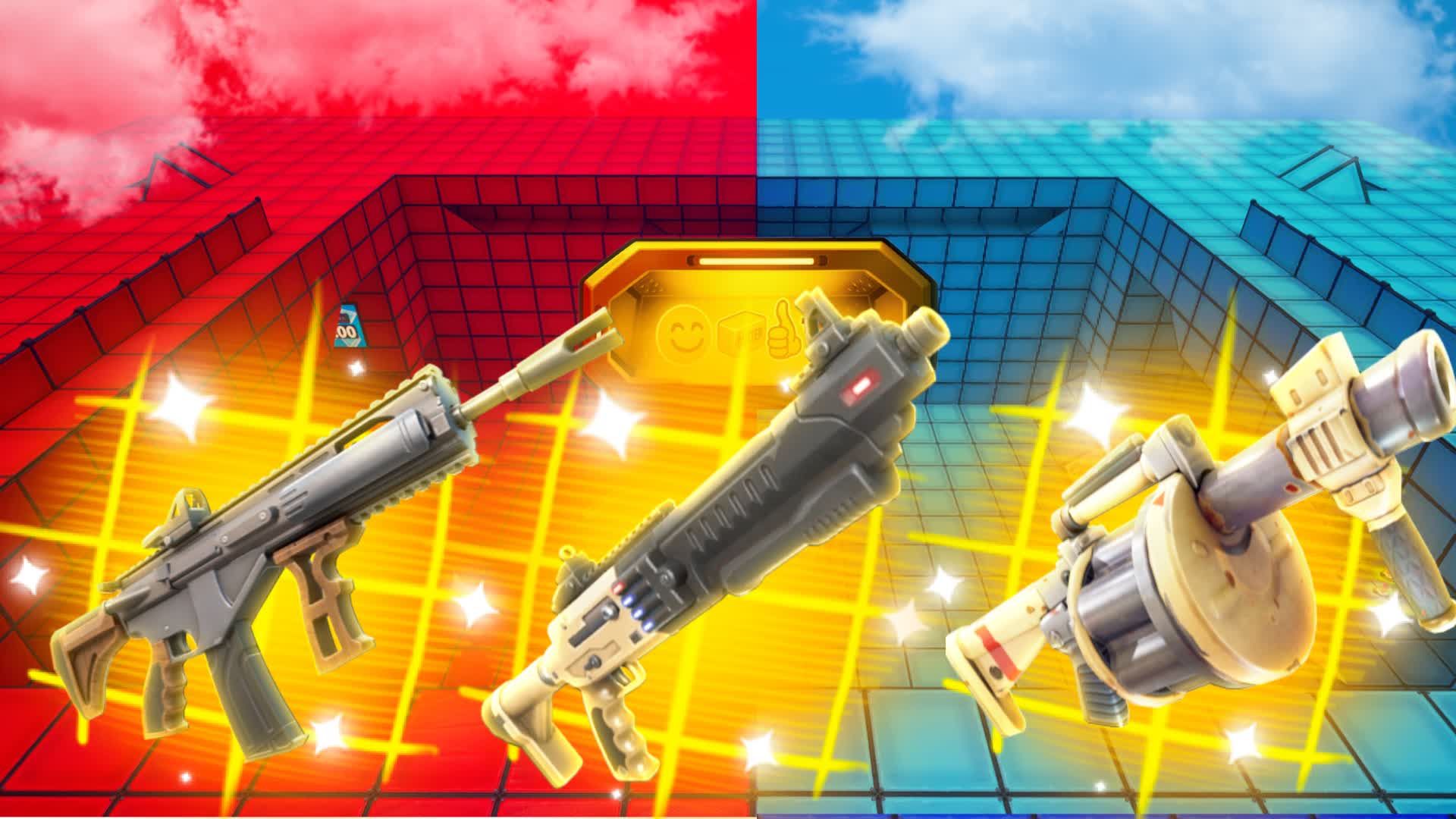 COOL POWERS RED VS BLUE 🔴🔵 2102-8209-9550 by firetruck - Fortnite ...