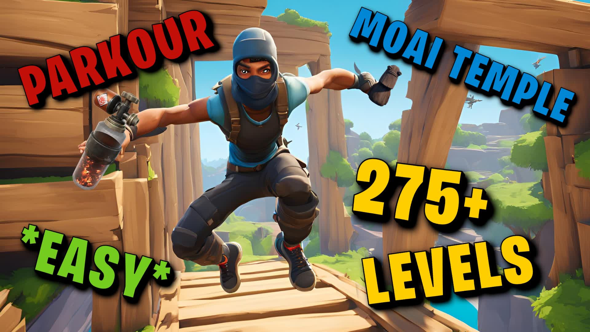 🗿 DEFAULT PARKOUR 275+ THE MOAI TEMPLE 0898-4905-4346 by tumbak7 ...