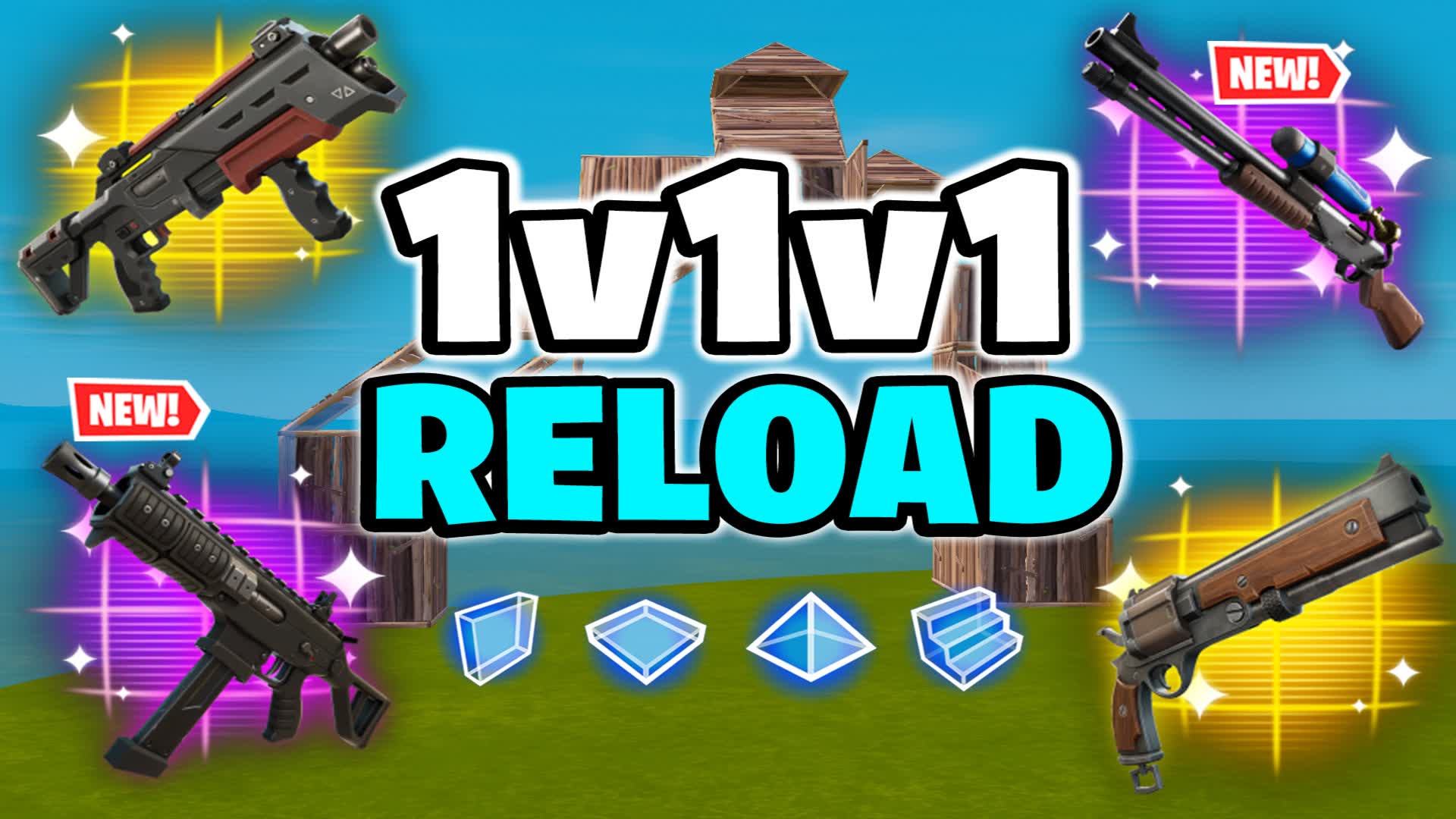1V1V1 RELOAD FFA PVP HERO 1V2 2V1 3V3 4172-2047-5135 by pro.games - Fortnite