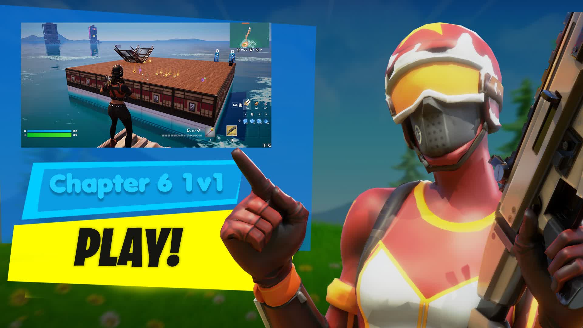 Chapter 6 1v1 with one pump 7583-6643-4968 by mwdw013 - Fortnite ...