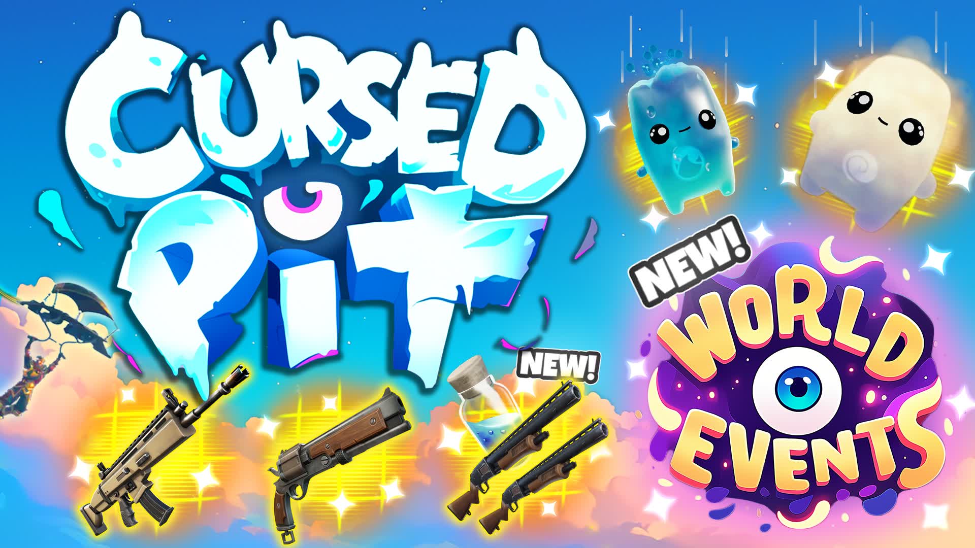 👁️ CURSED PIT - FREE FOR ALL [PVP + OG] 9107-0839-2807 by behold - Fortnite