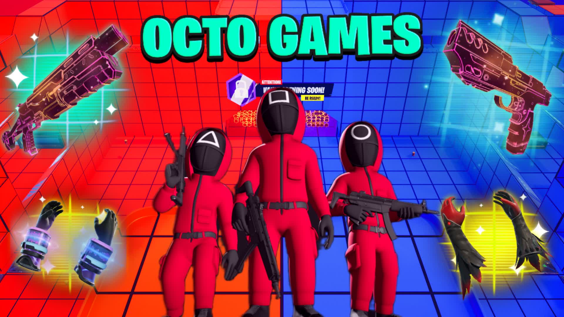 OCTO GAMES RED VS BLUE 🔴🔵 6331-6110-6201 by sloomy7 - Fortnite