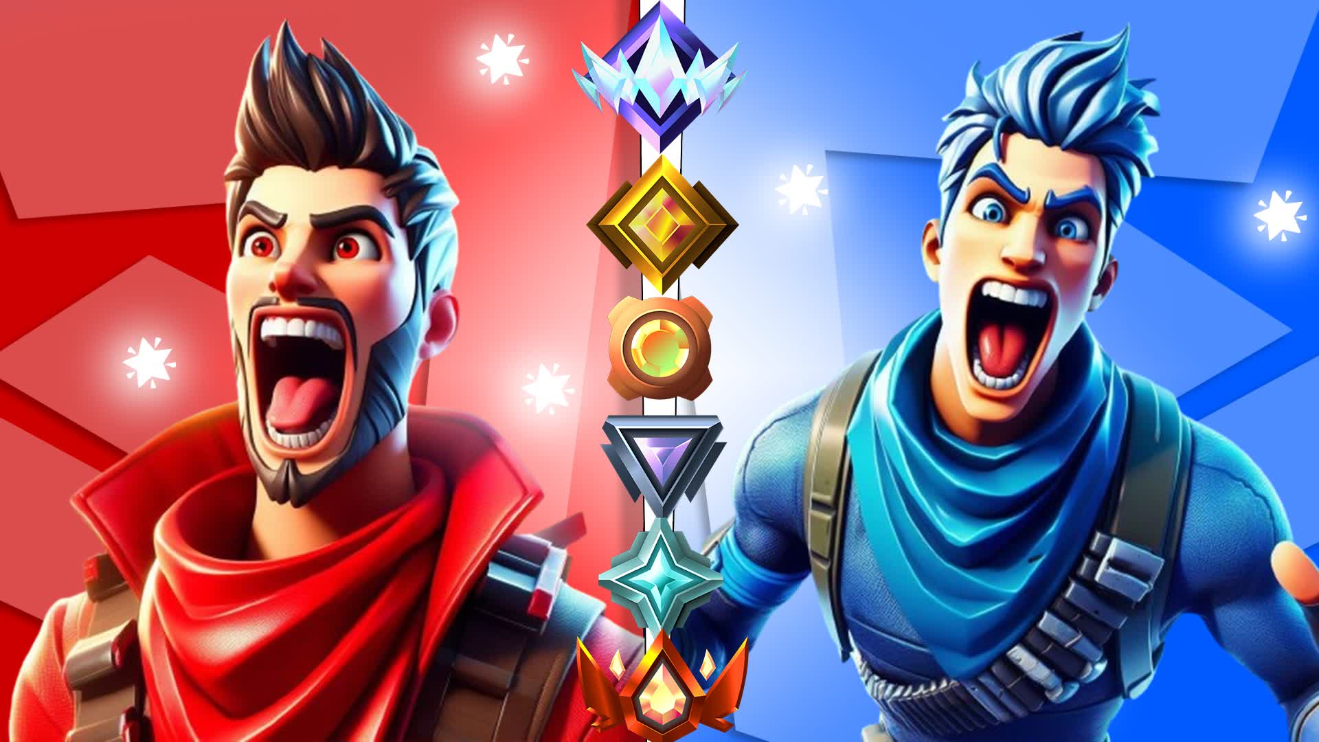 Unreal Red Vs Blue🔴🔵 2168 6315 7843 By Atho Fortnite Creative Map