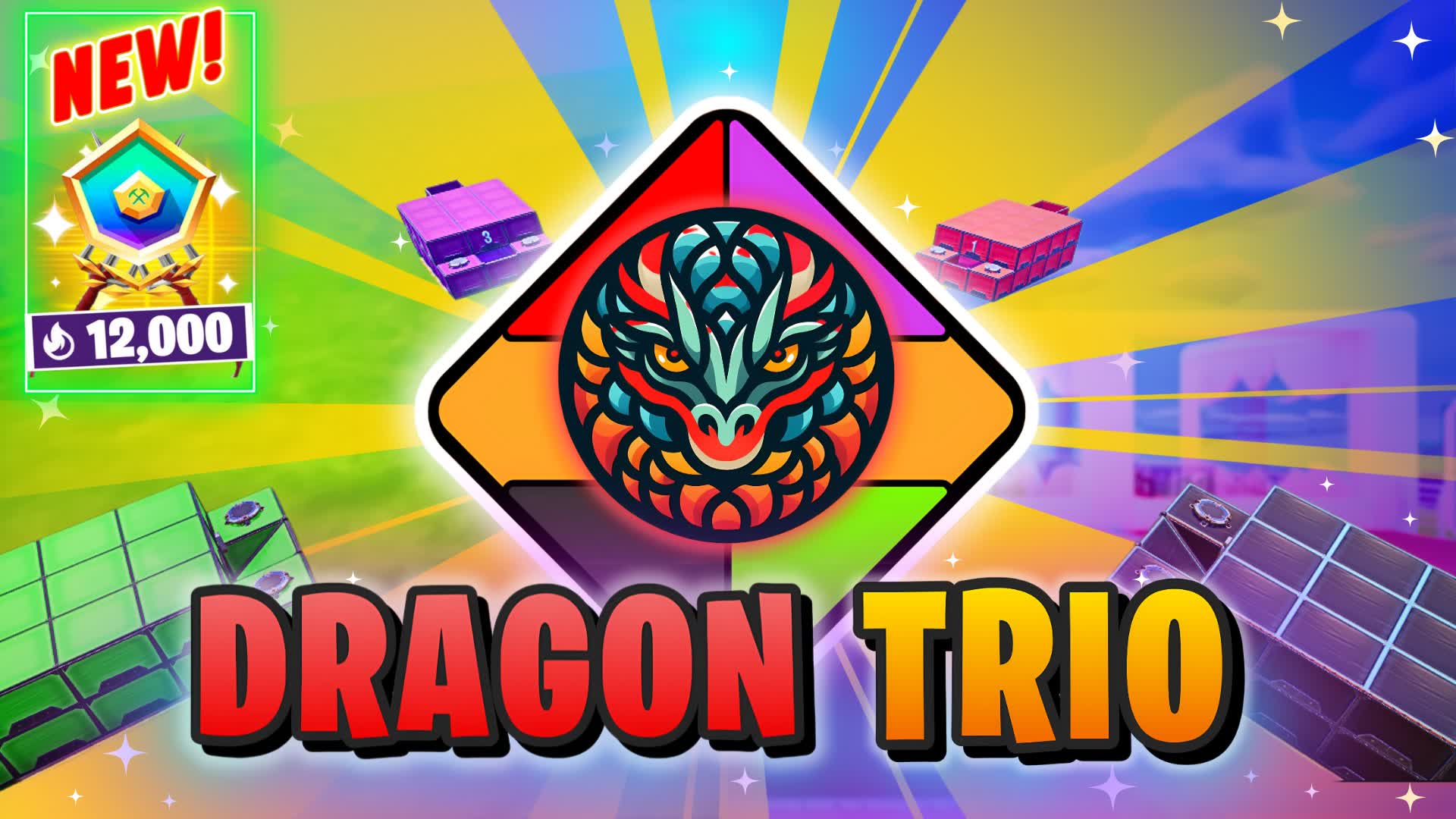🐲DRAGON TRIO - ZONE WARS🌀 Free For All 1513-3496-4070 de doragoncreator ...